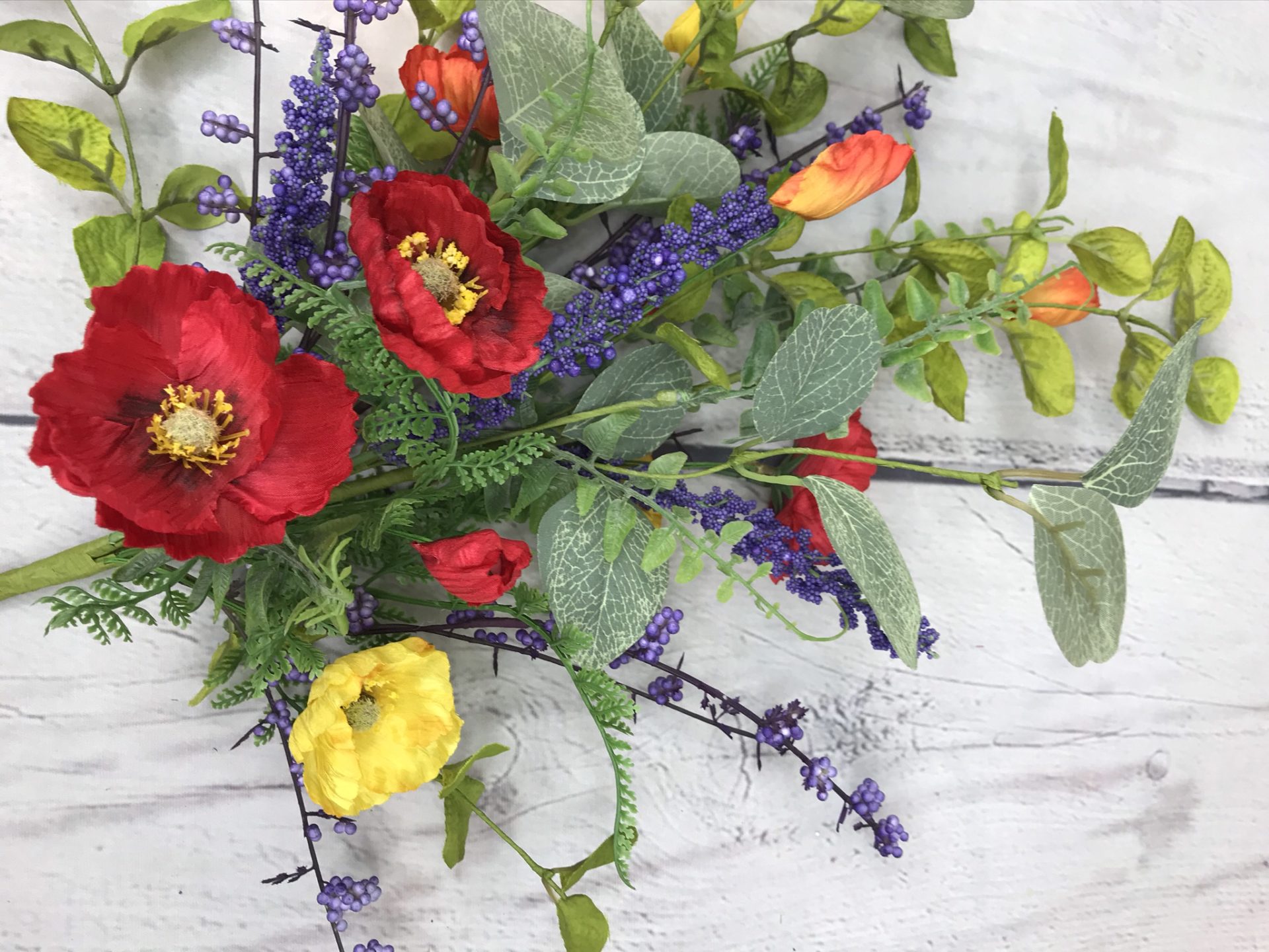 Multi color Poppy Bush - Kelea's Florals