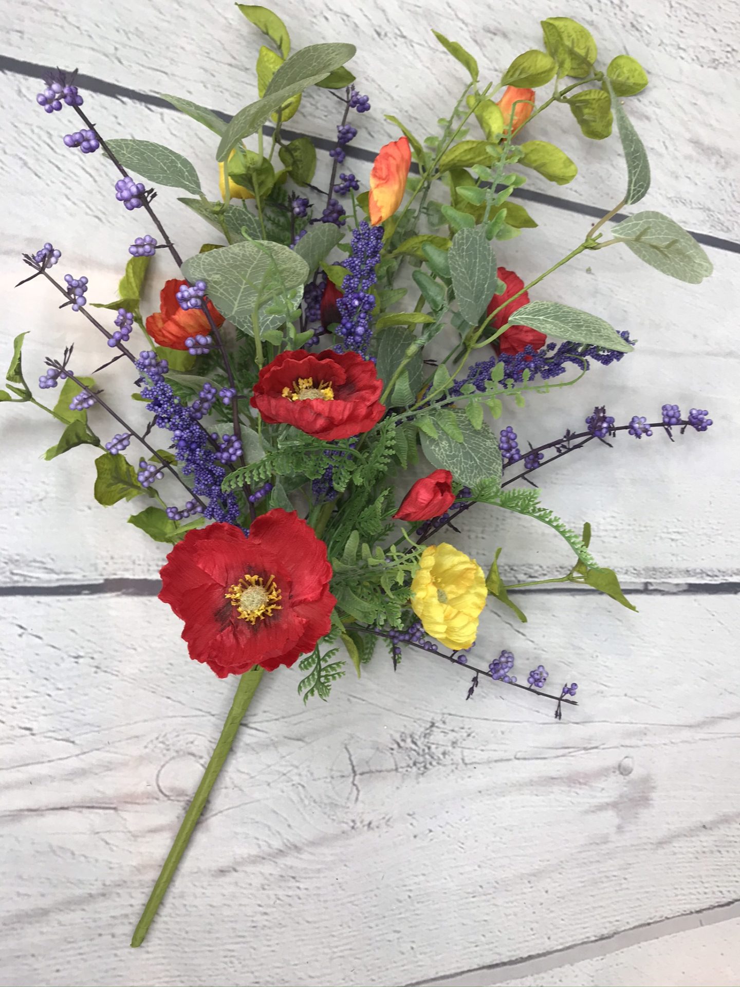 Multi color Poppy Bush - Kelea's Florals