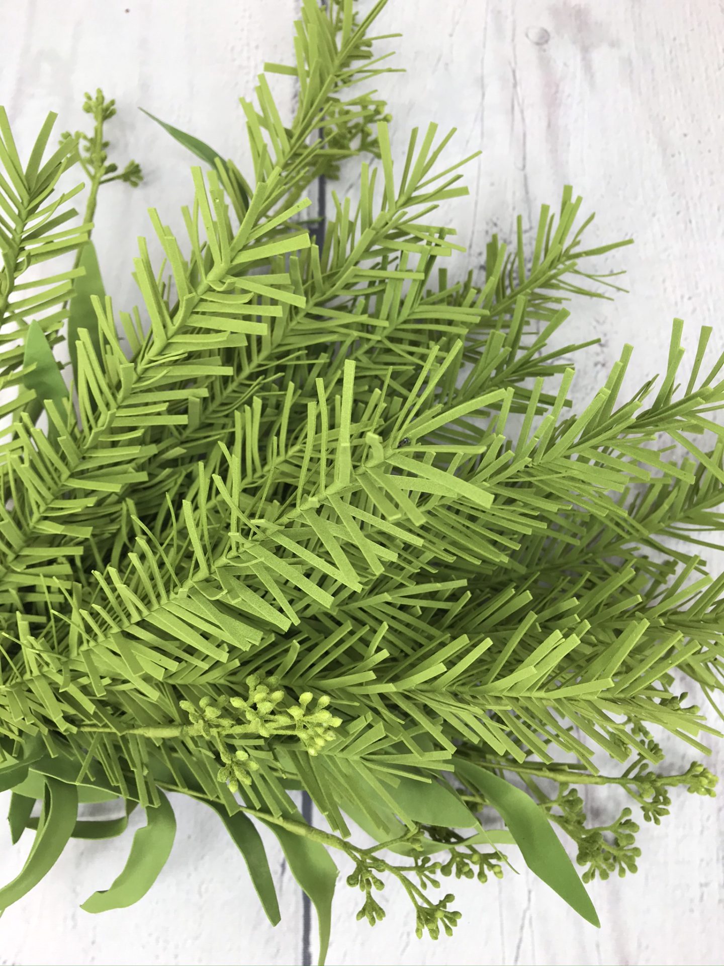 Fuzzy Mixed Greenery Bush - Kelea's Florals