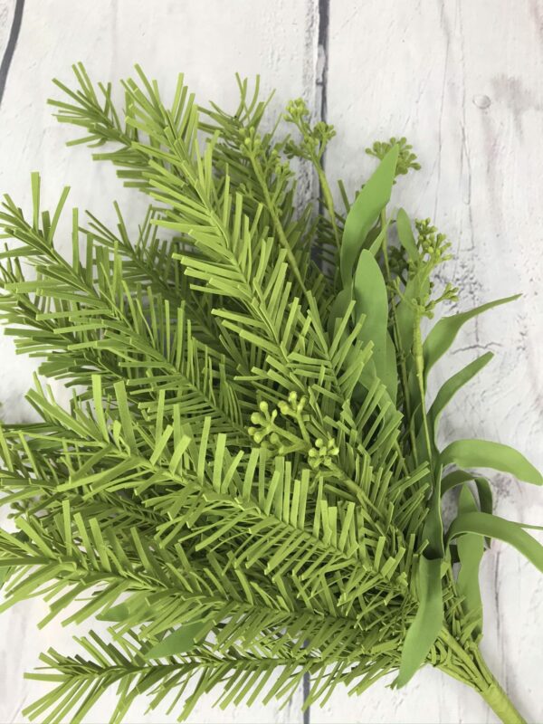 Fuzzy Mixed Greenery Bush - Kelea's Florals