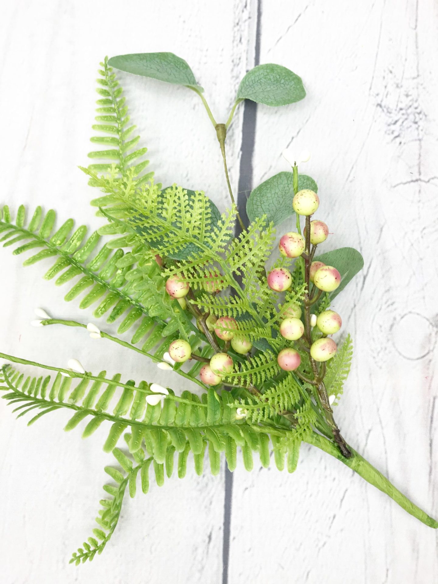 Small Fern with Mauve & Green Berry Bush - Kelea's Florals