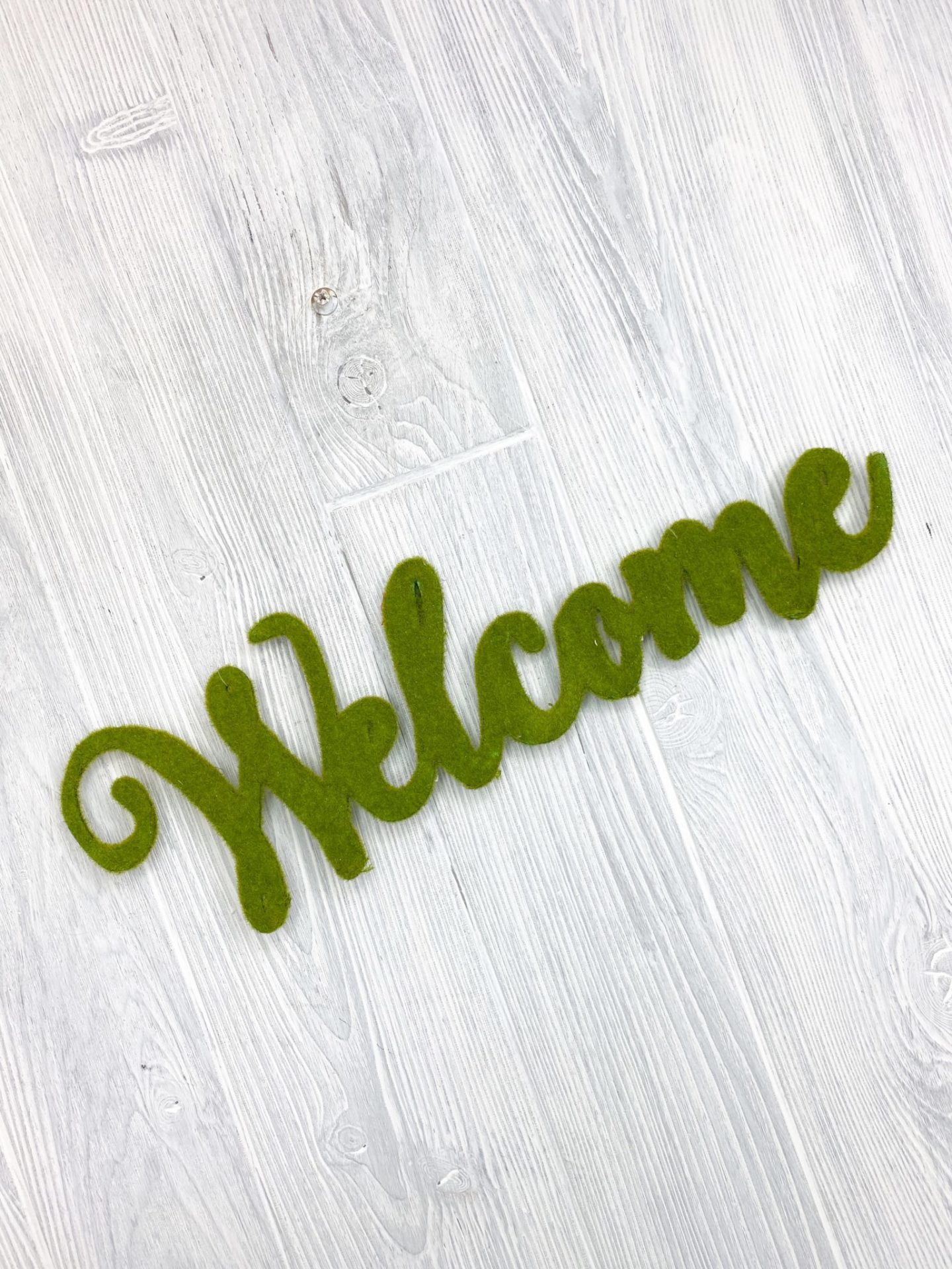 Moss Welcome Sign - Kelea's Florals