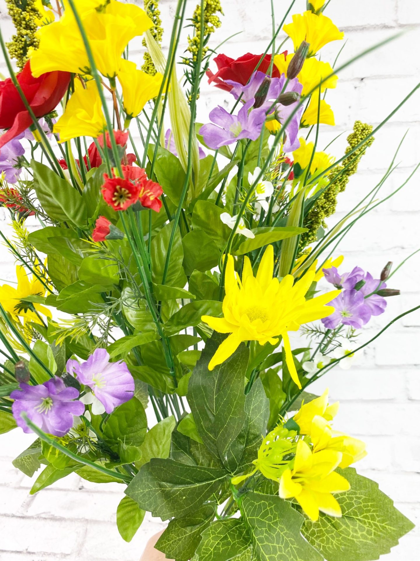 Big Yellow Purple Red Mixed Bush - Kelea's Florals