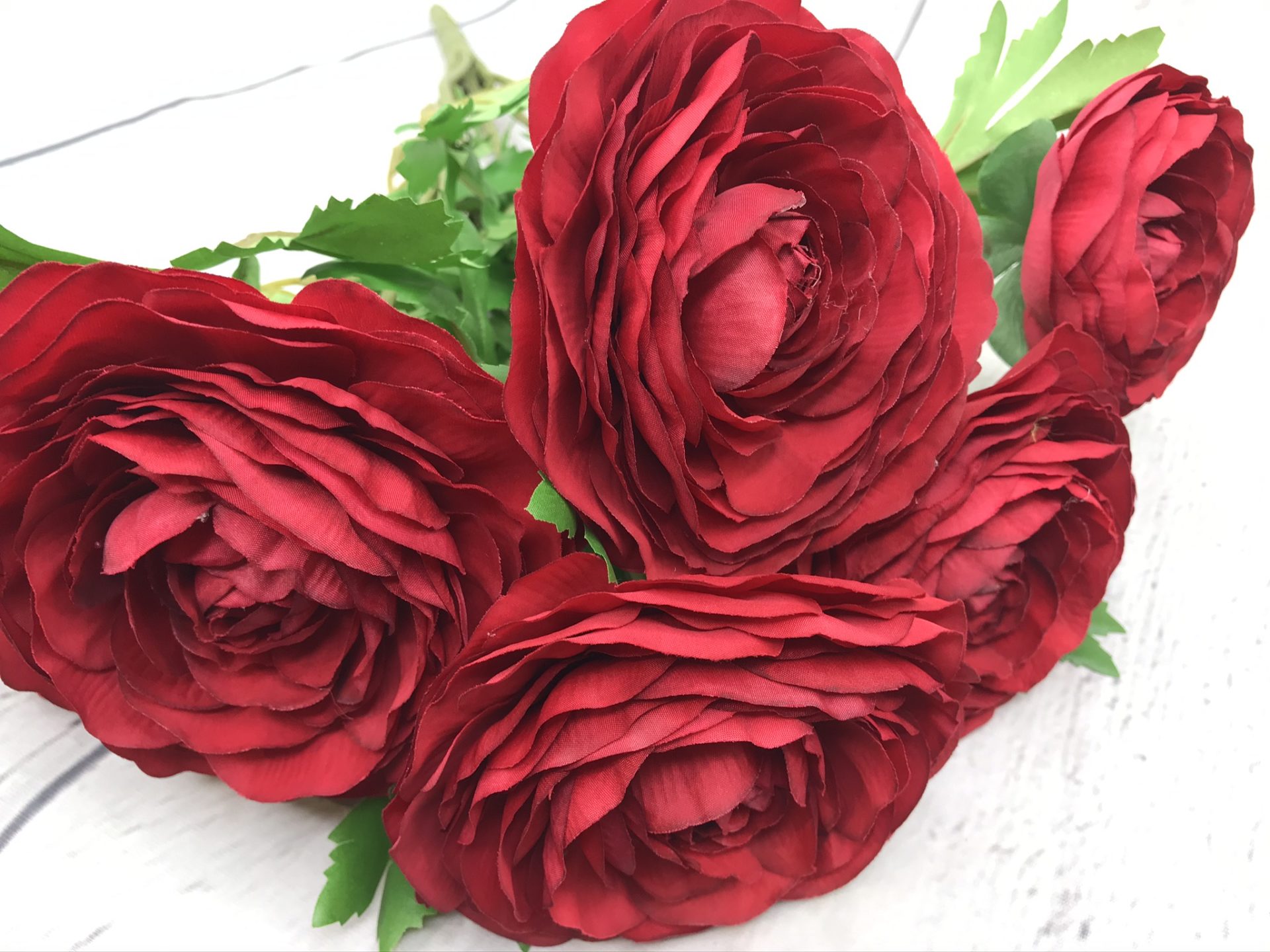 Large Red Ranunculus Bush - Kelea's Florals