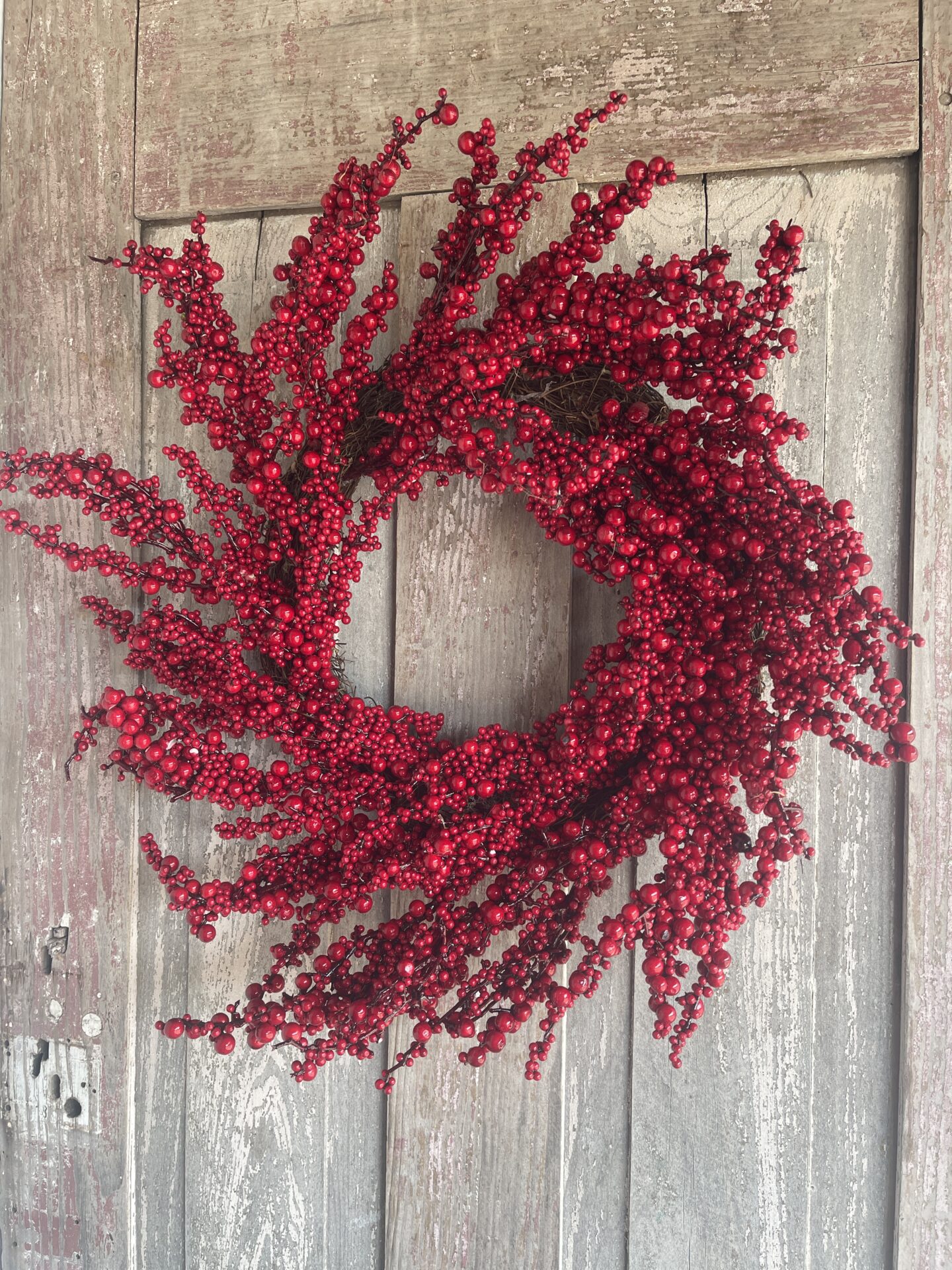 Red Berry Wreath Base - Kelea's Florals