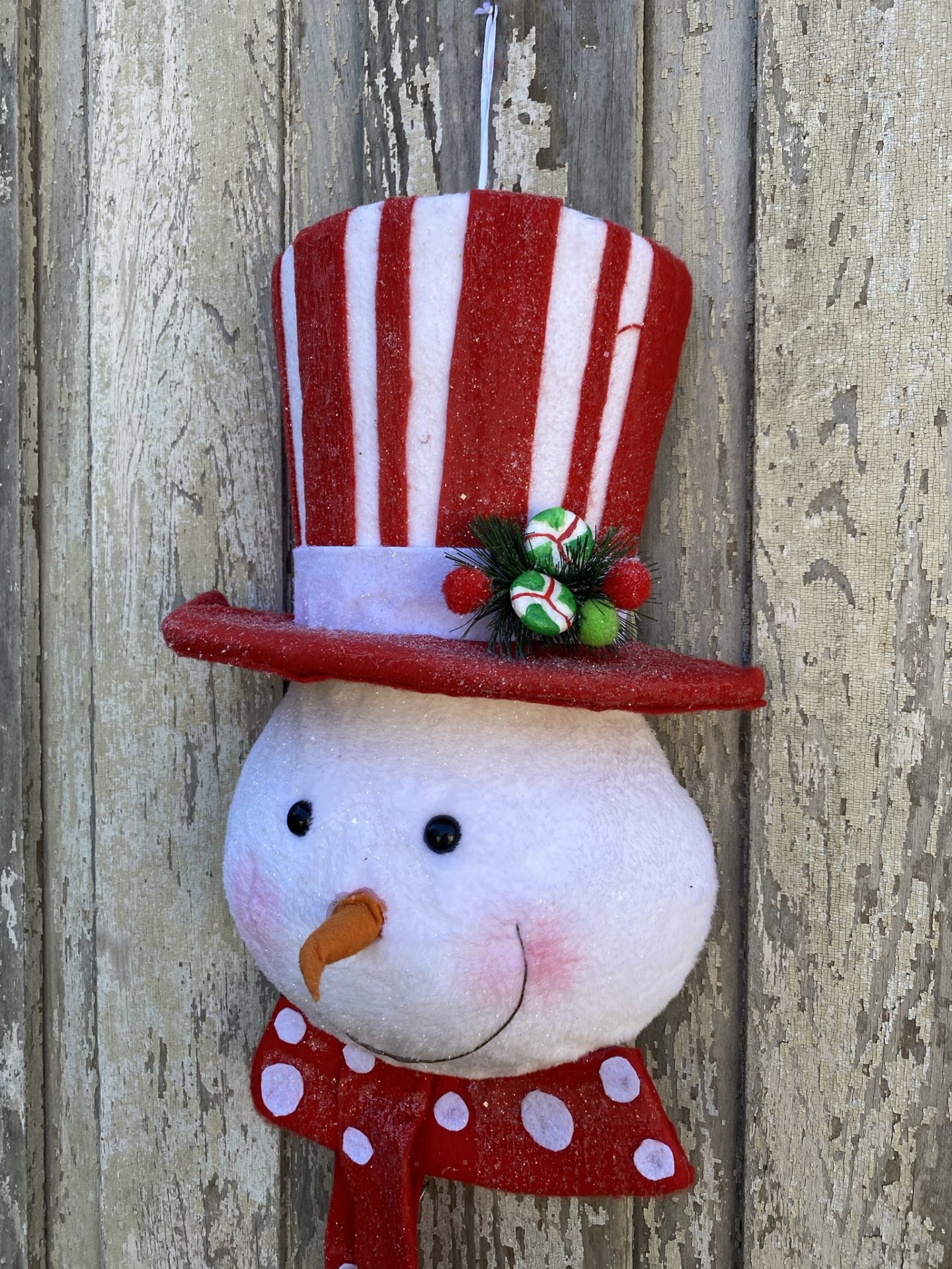 Red White Snowman - Kelea's Florals
