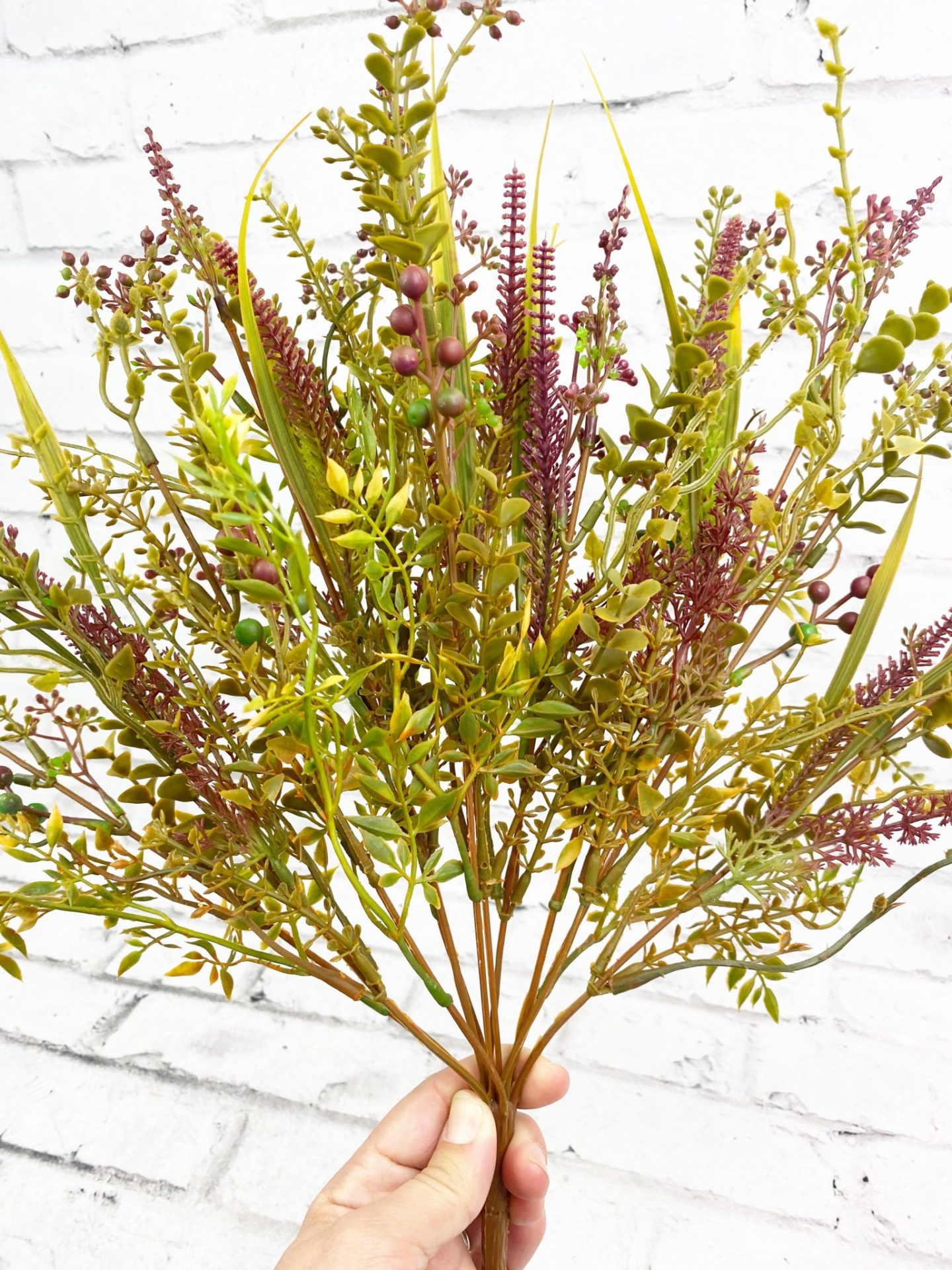 Burgundy Mixed Autumn Bush - Kelea's Florals