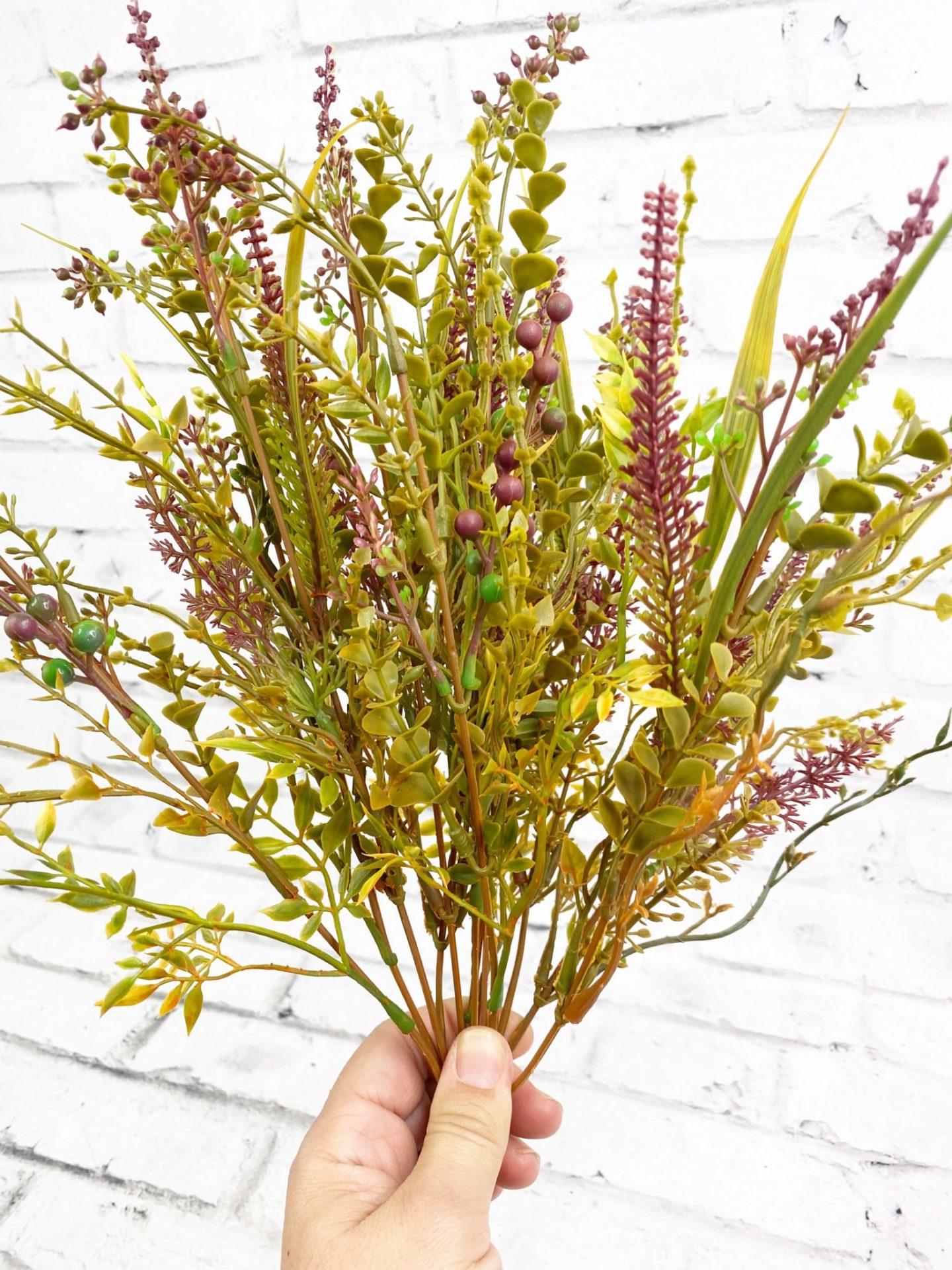 Burgundy Mixed Autumn Bush - Kelea's Florals