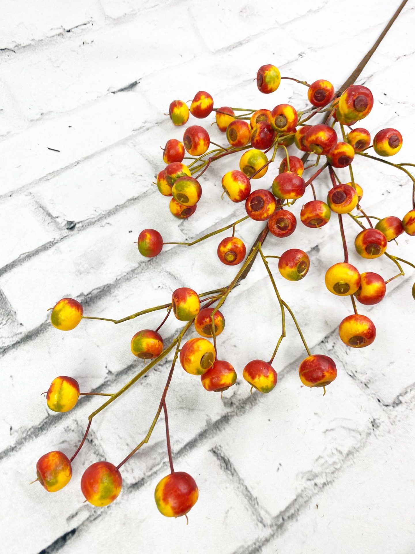 Fall Orange and Yellow Berry Stem - Kelea's Florals