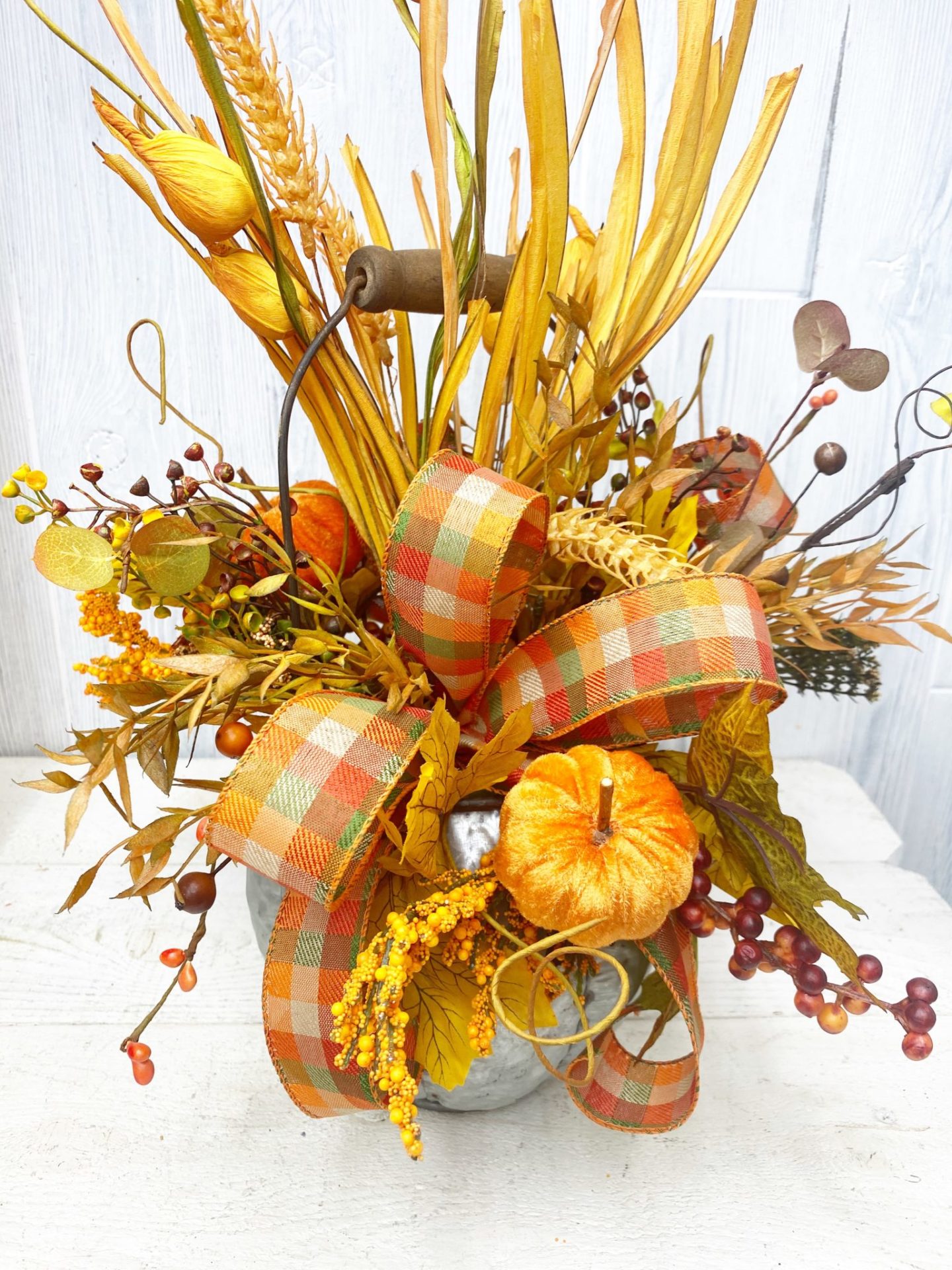 Fall Pumpkin Arrangement Kit - Kelea's Florals
