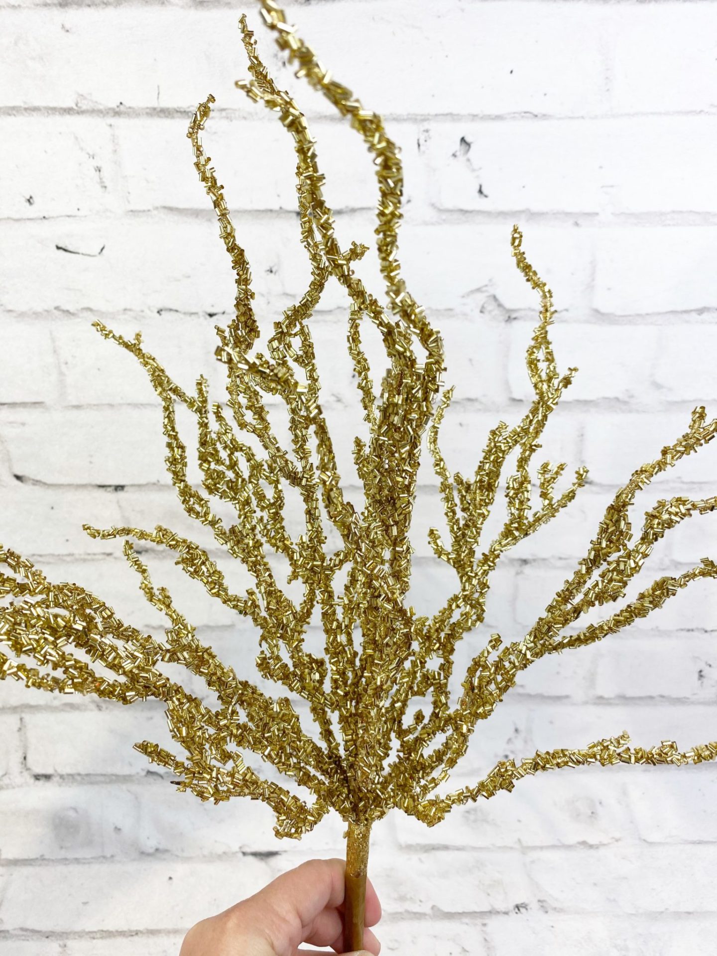 Gold Christmas Twig Bush - Kelea's Florals