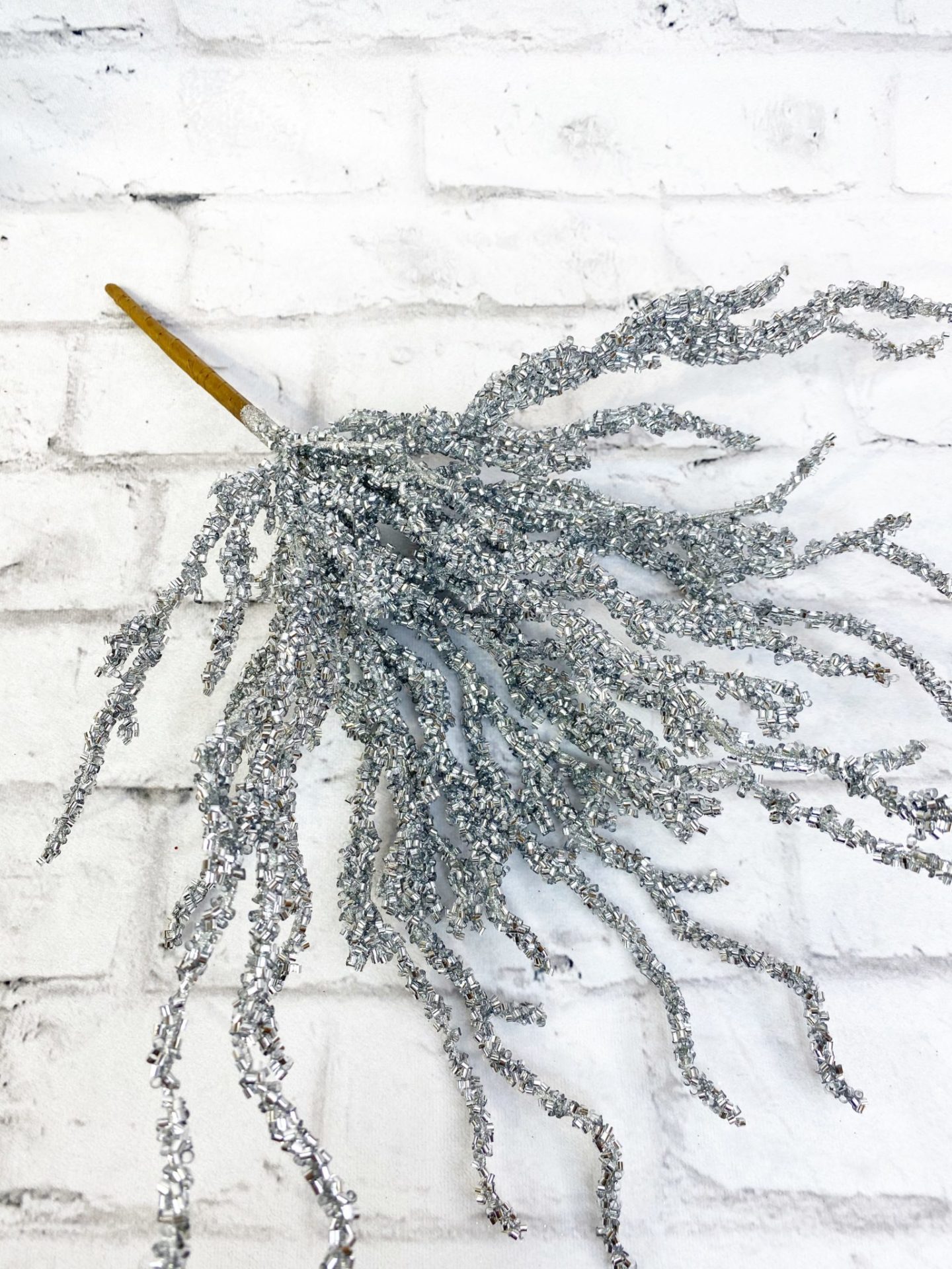 Silver Christmas Twig Bush - Kelea's Florals