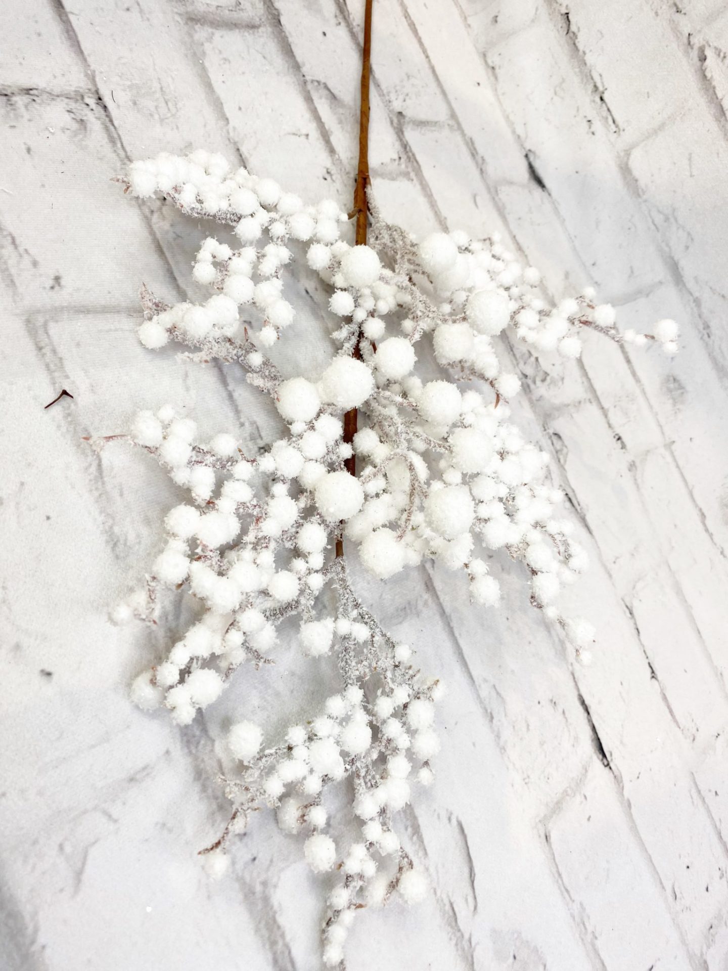 Snow White Berry Stem - Kelea's Florals