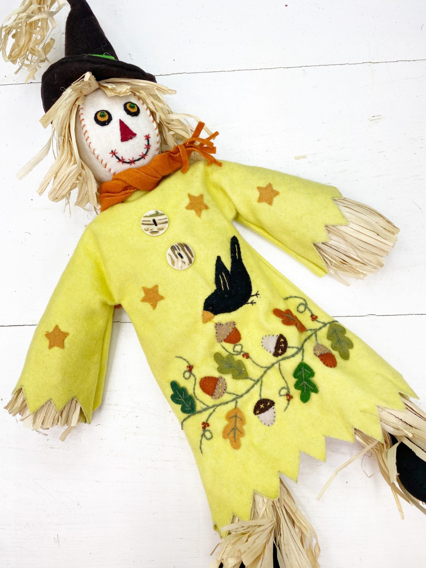 Yellow Plush Scarecrow - Kelea's Florals