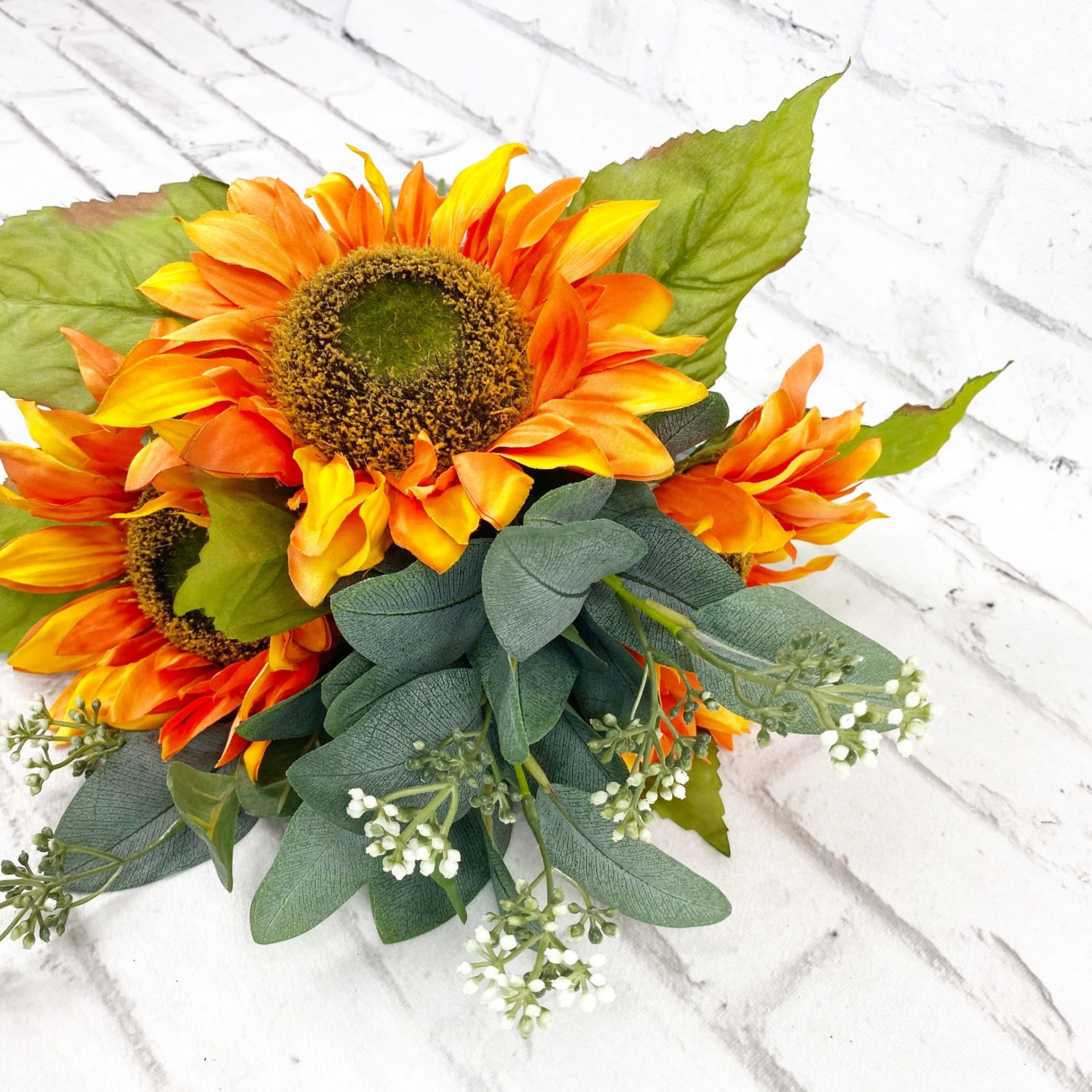 Fall Orange Sunflower Bundle - Kelea's Florals