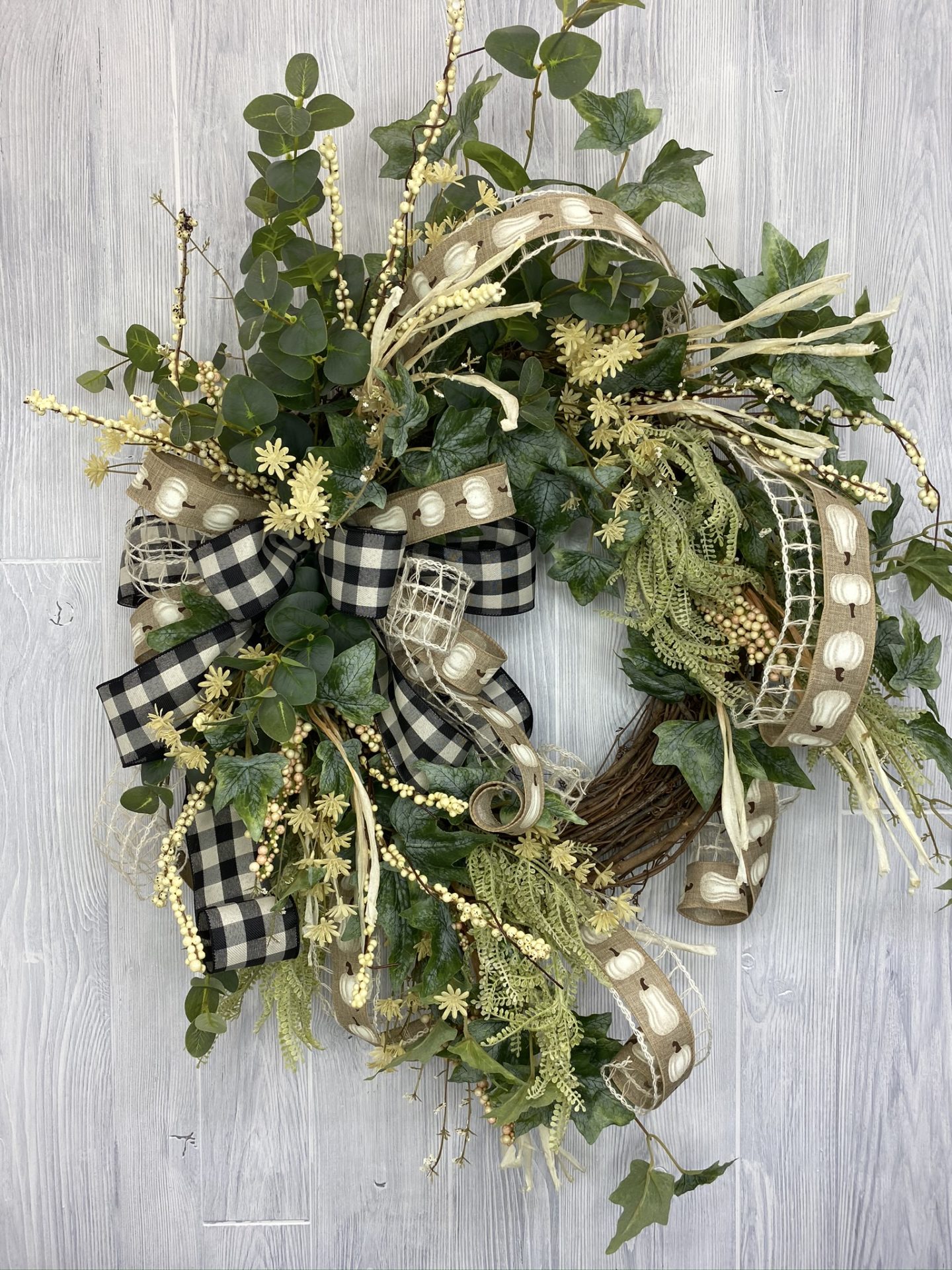 Design School - Fall Trailing Vine Wreath - Kelea's Florals