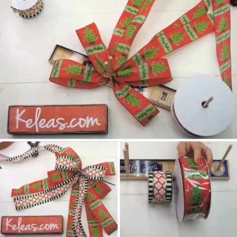 How To Make Christmas Bows - Kelea's Florals