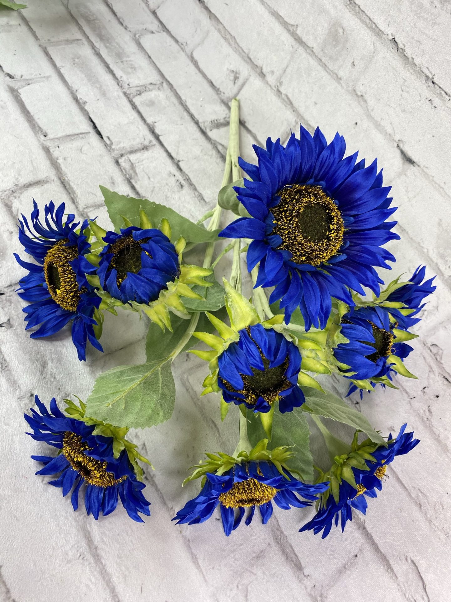 Large Blue Sunflower Bush - Kelea's Florals
