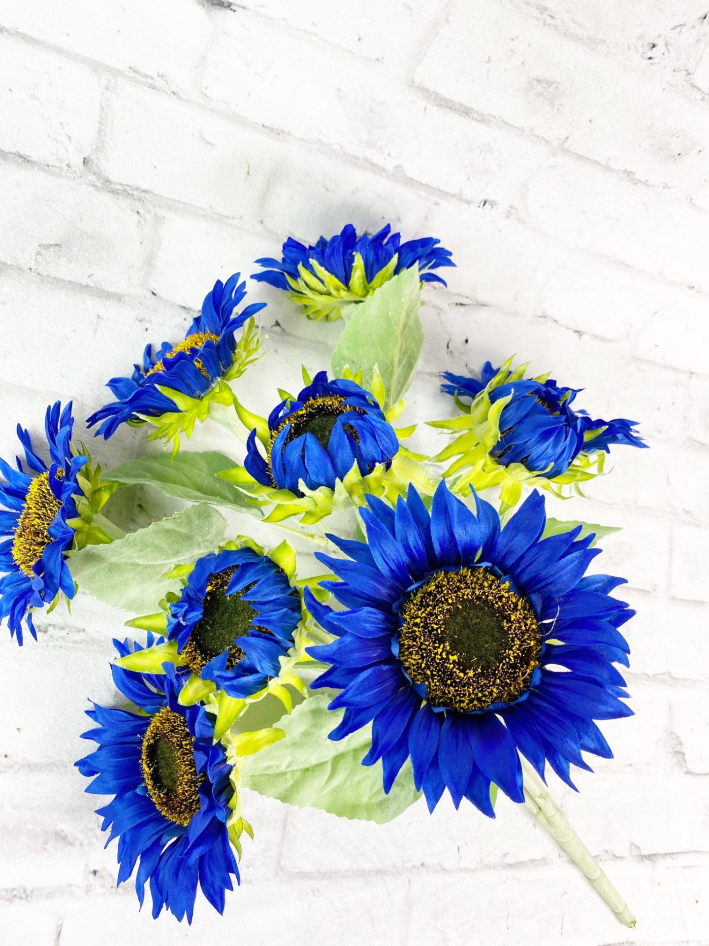 Large Blue Sunflower Bush - Kelea's Florals