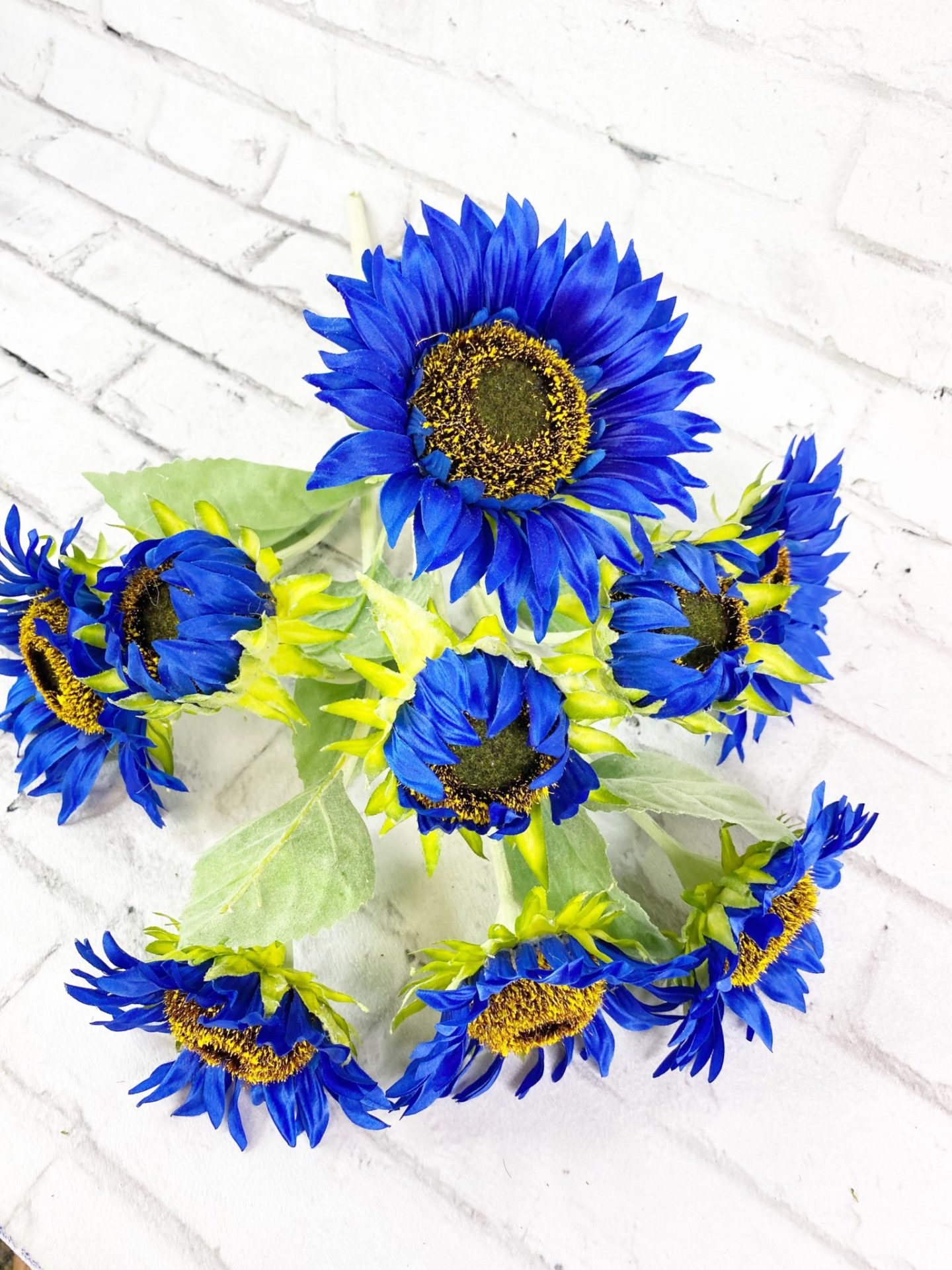 Large Blue Sunflower Bush - Kelea's Florals