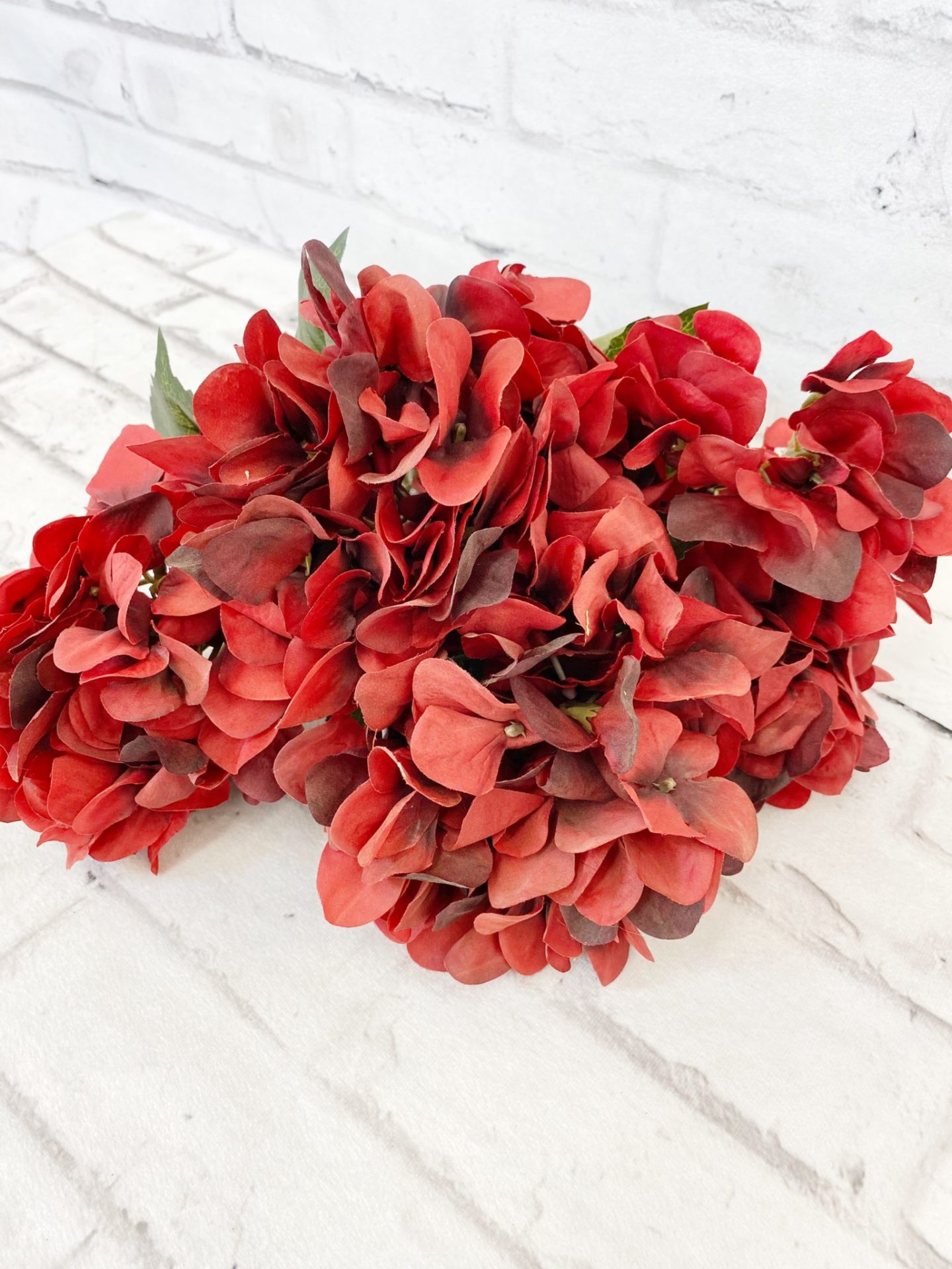 Red Hydrangea Bush - Kelea's Florals