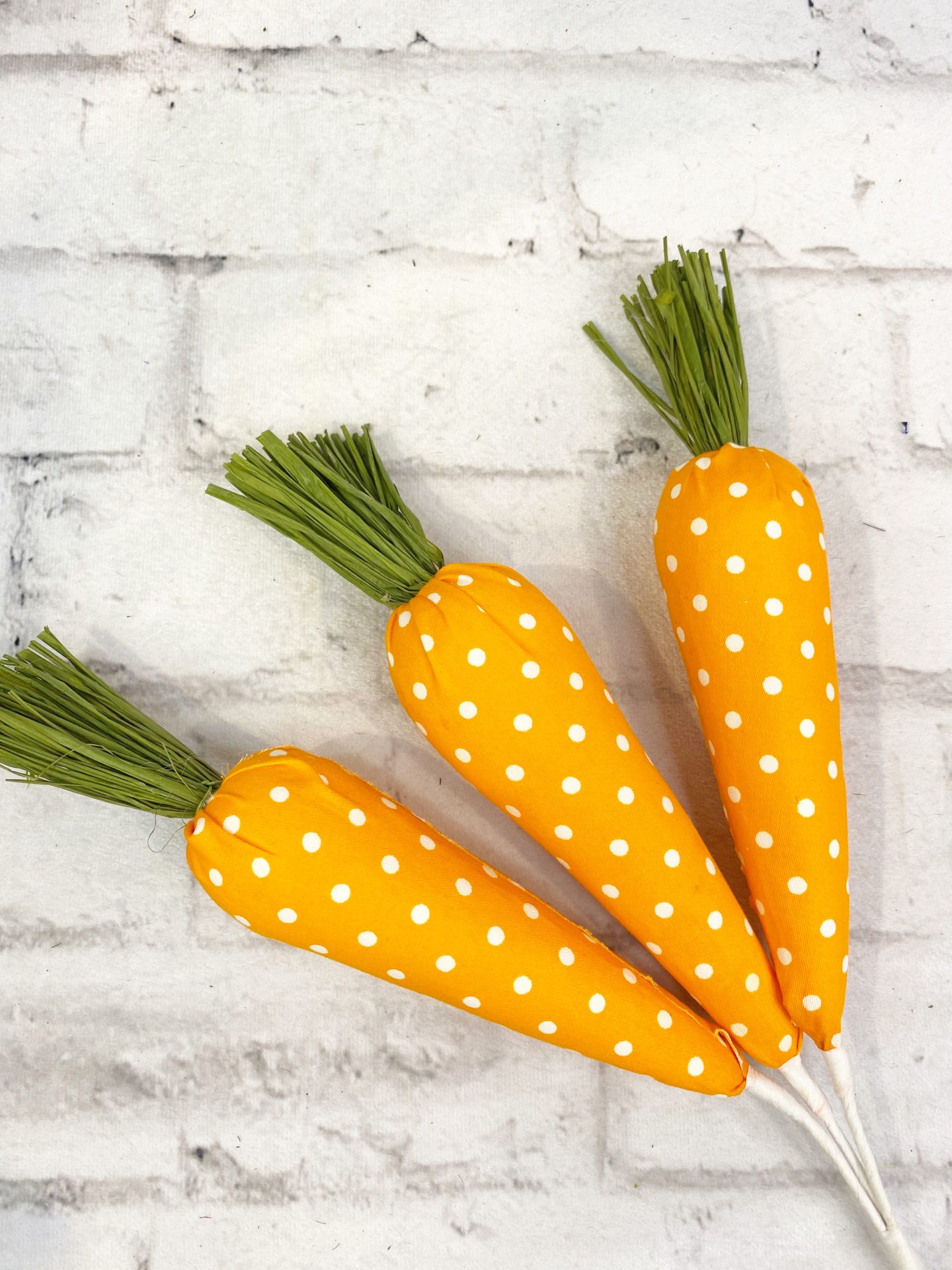 Carrot with Polka Dots for Easter - Kelea's Florals