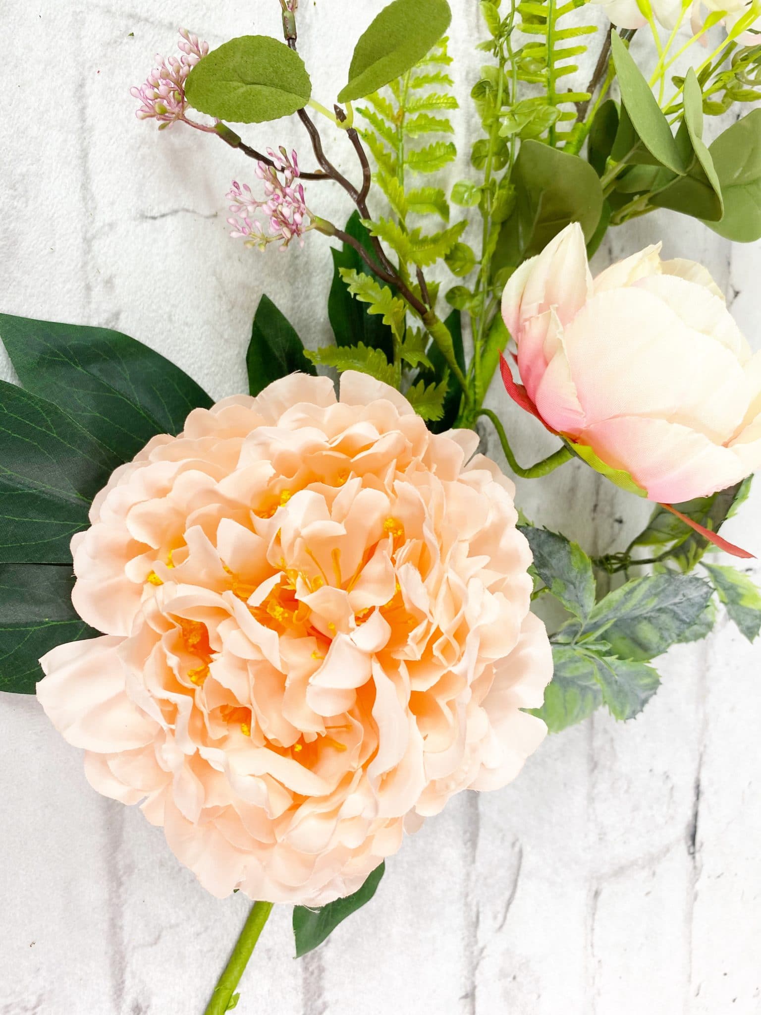 Peach Peony Stem - Kelea's Florals