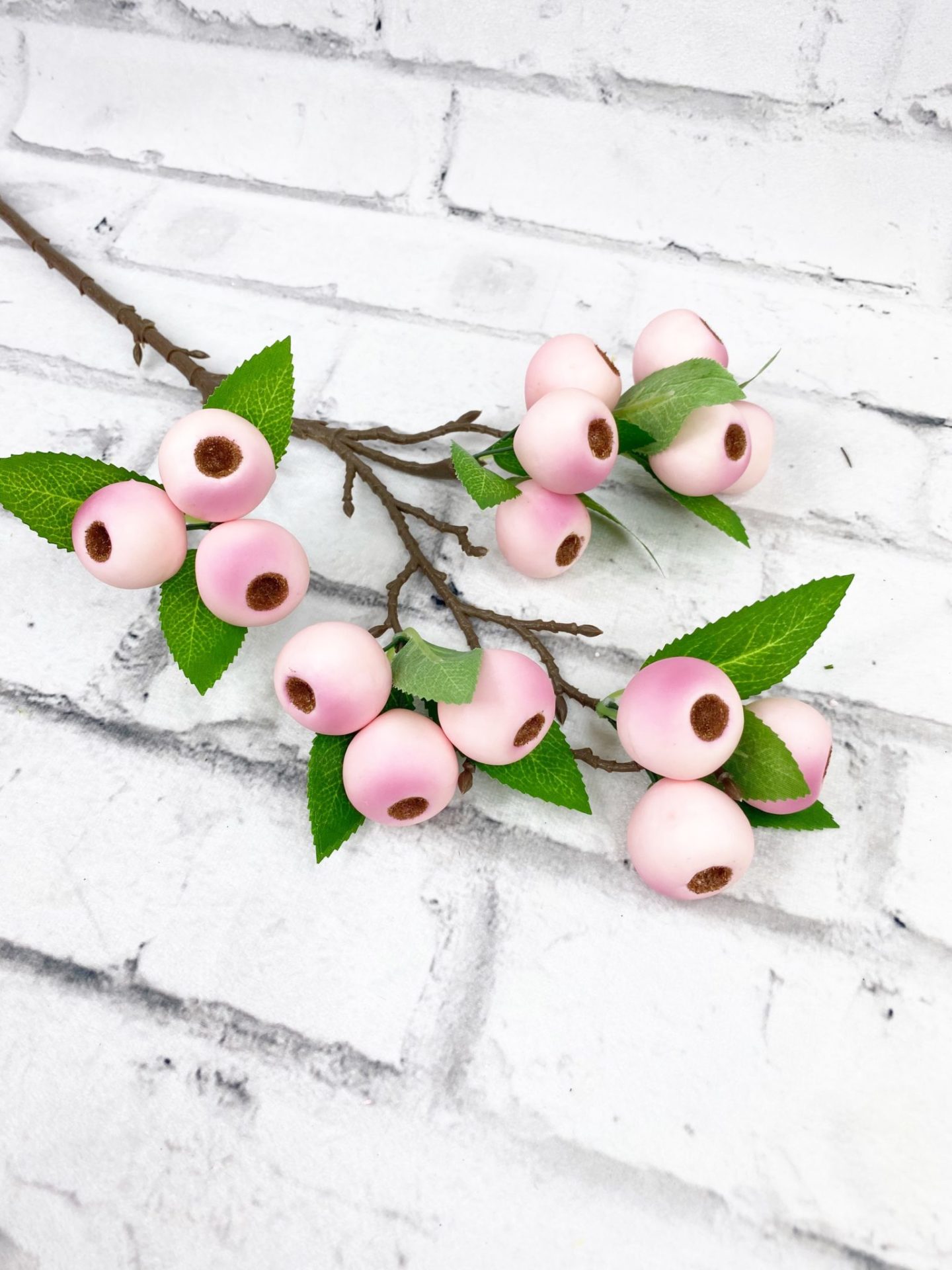 Large Pink Berry Stem - Kelea's Florals