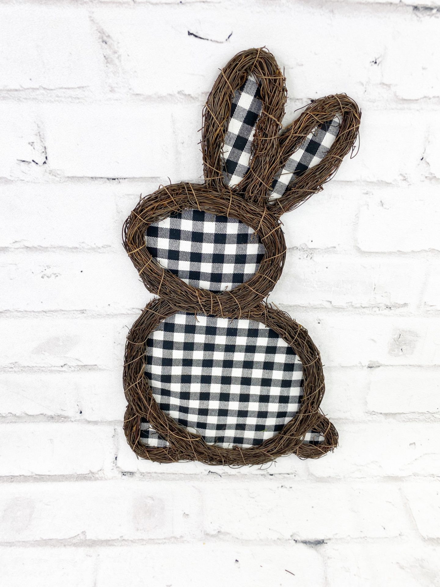 Black and White Twig Rabbit - Kelea's Florals