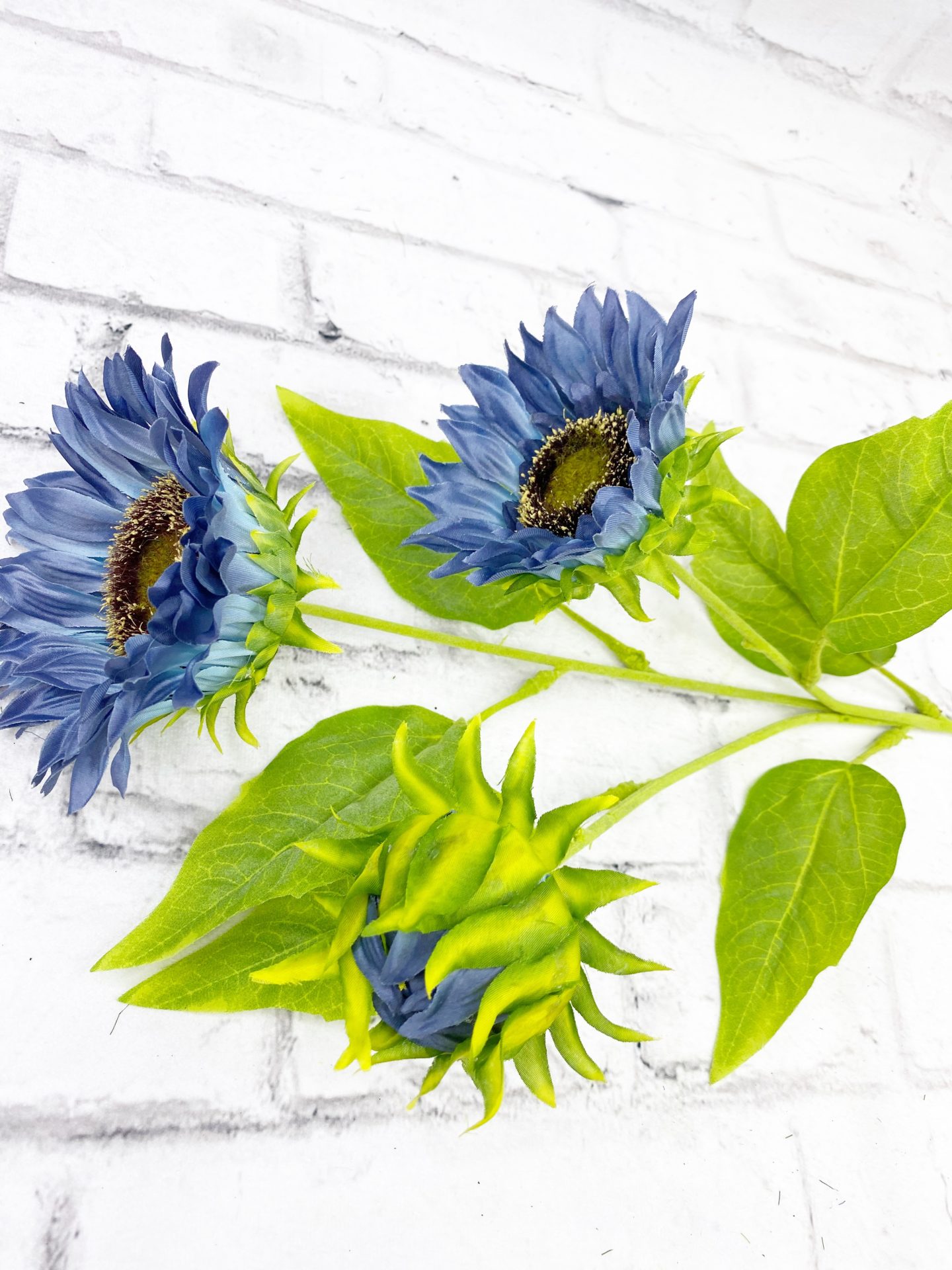 Blue Sunflower Stem - Kelea's Florals