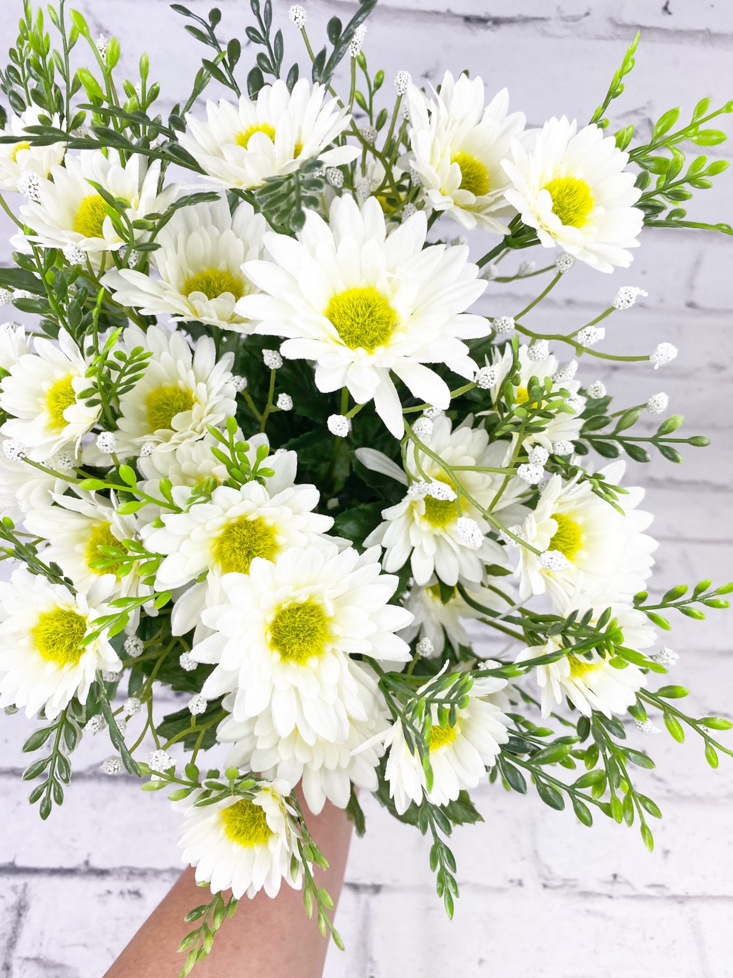 White Mini Daisy Bush - Kelea's Florals