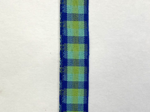 5/8" Blue Aqua Green Classica Check Ribbon on a 10 Yard Roll - Kelea's ...