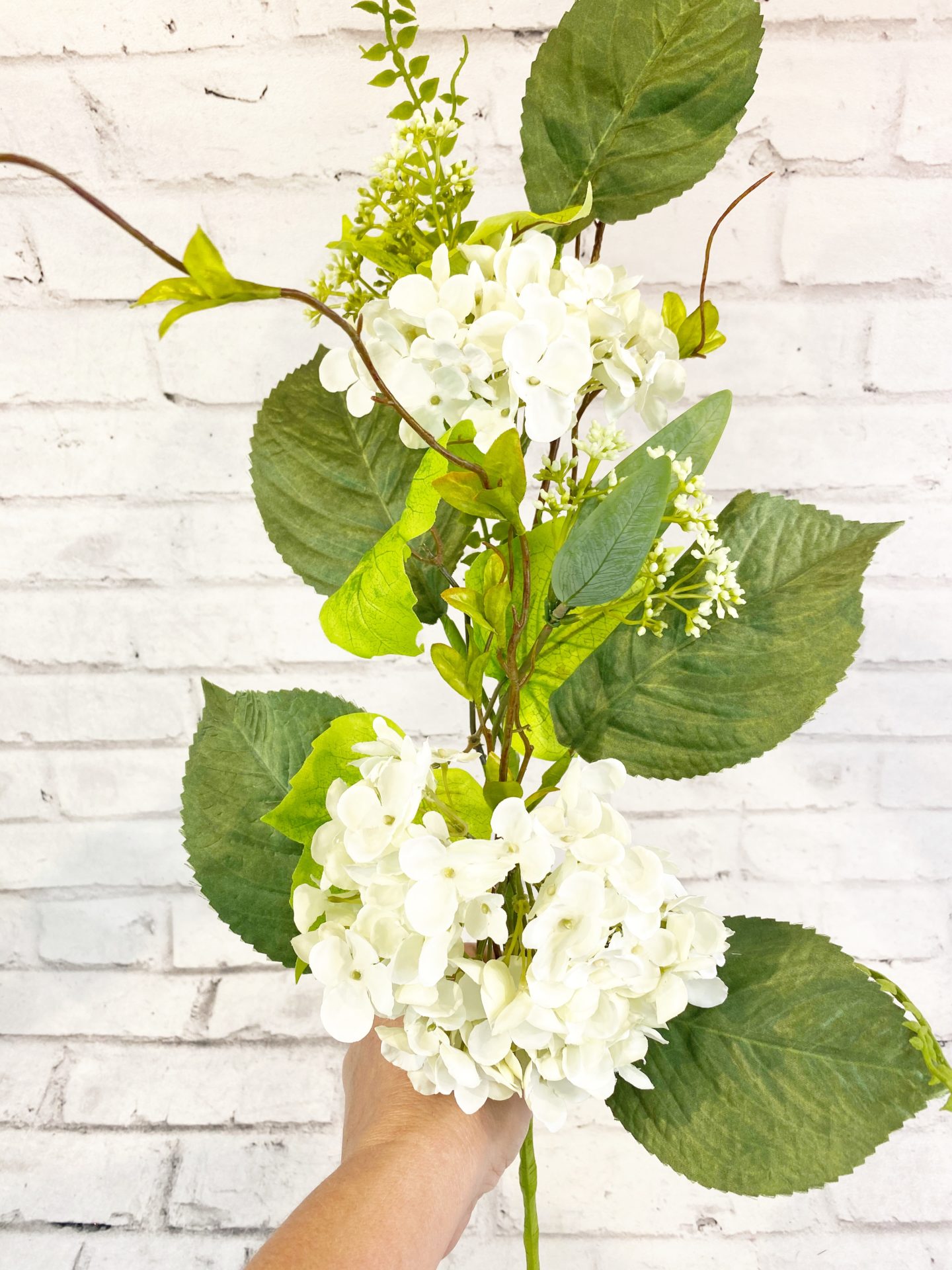Hydrangea Spray Cream - Kelea's Florals