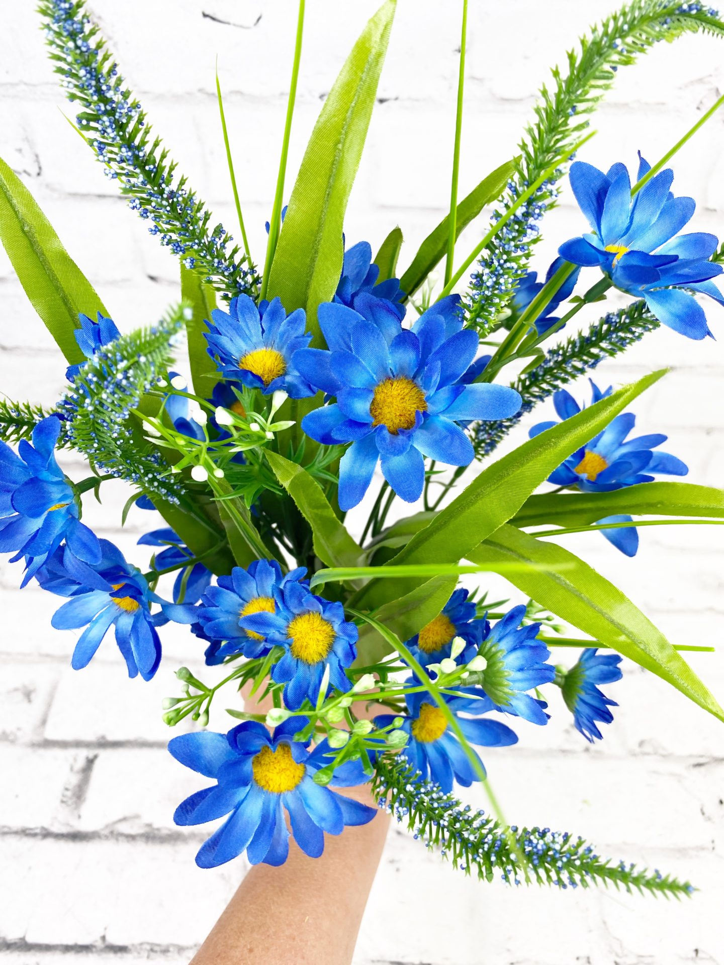 Blue Daisy Astilbe Bush - Kelea's Florals