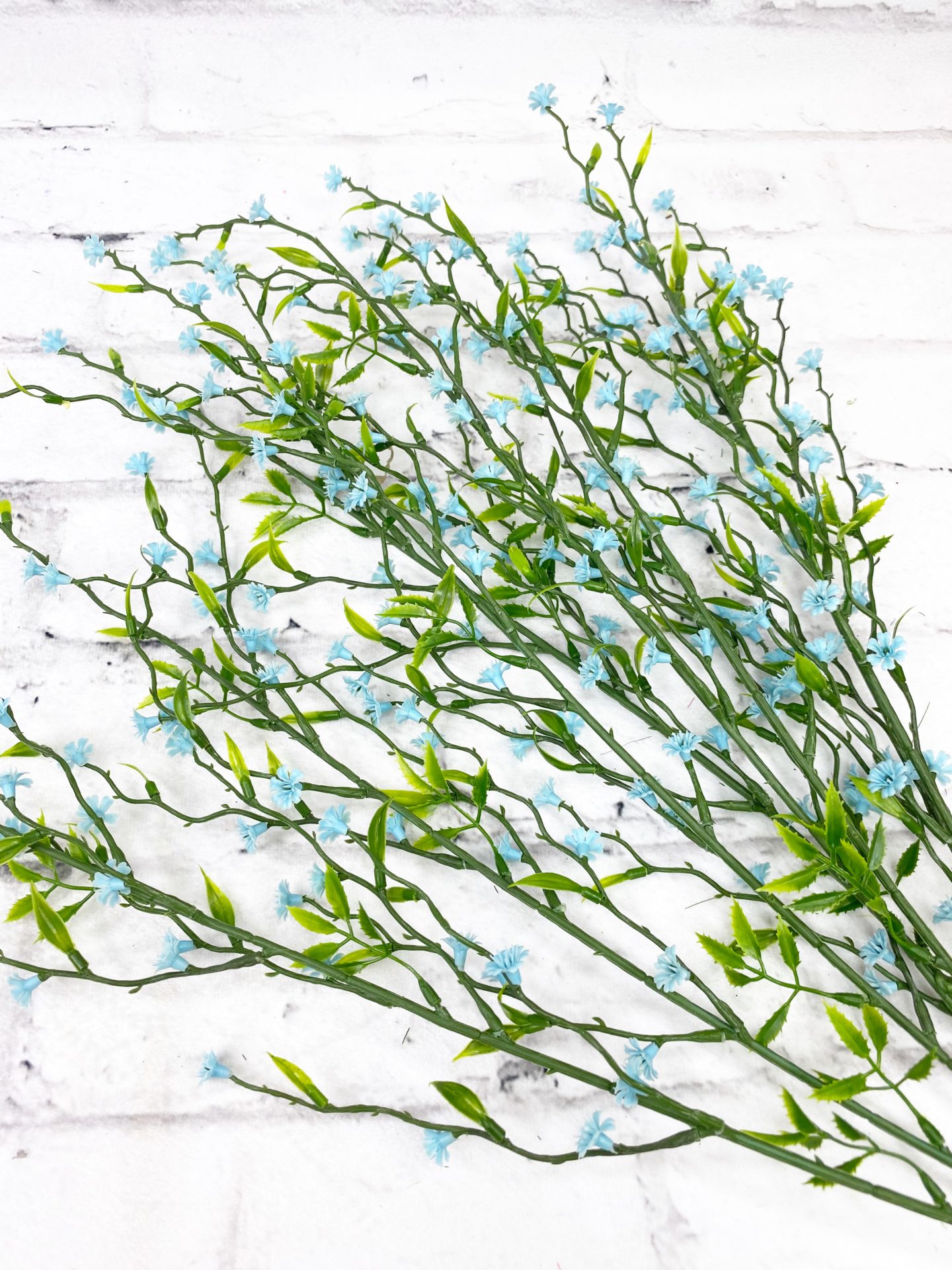 Baby Blue Twig Flower Spray - Kelea's Florals