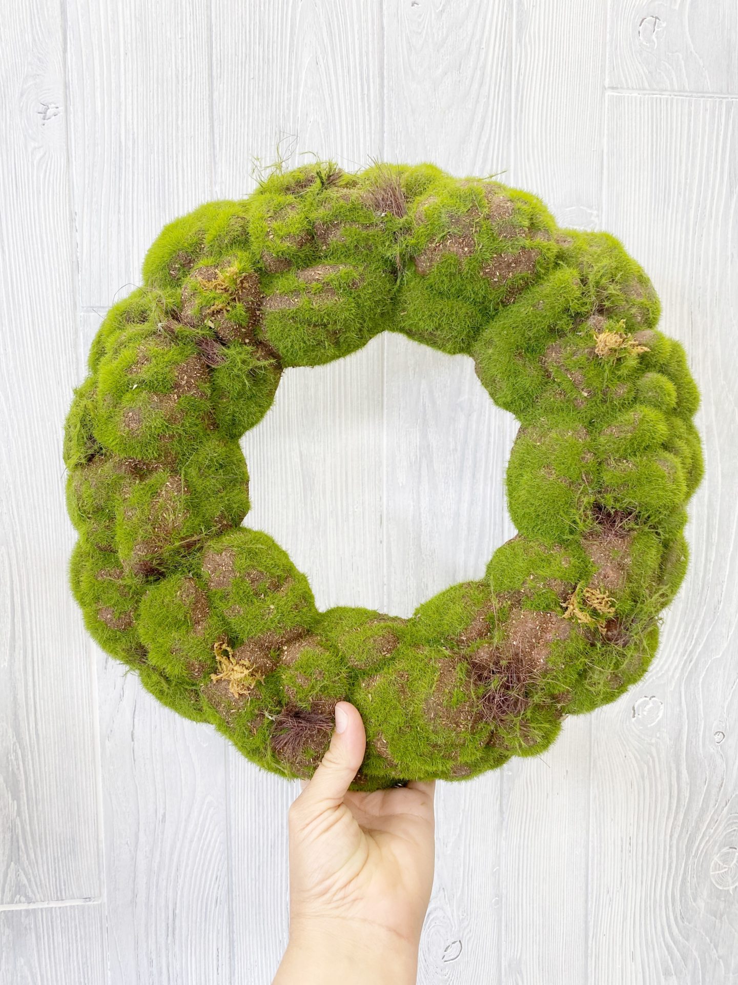 Round Moss Cluster Wreath Base - Kelea's Florals