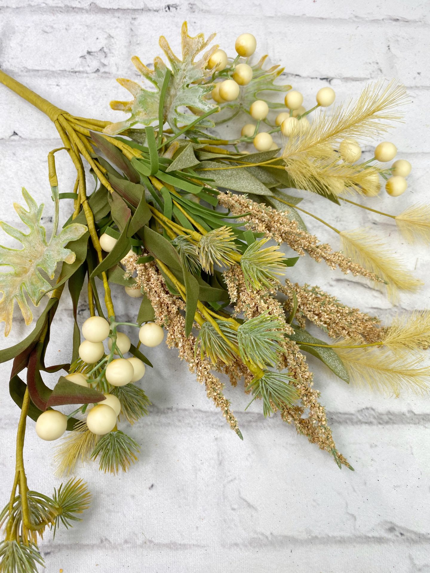 Cream Heather Berry Mix Bush - Kelea's Florals