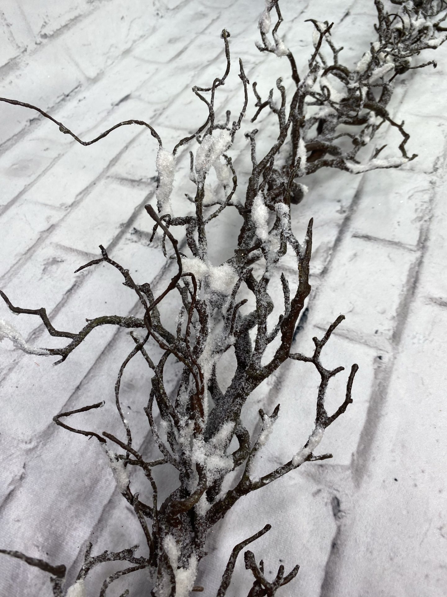 Snow covered Artificial Twig - Kelea's Florals