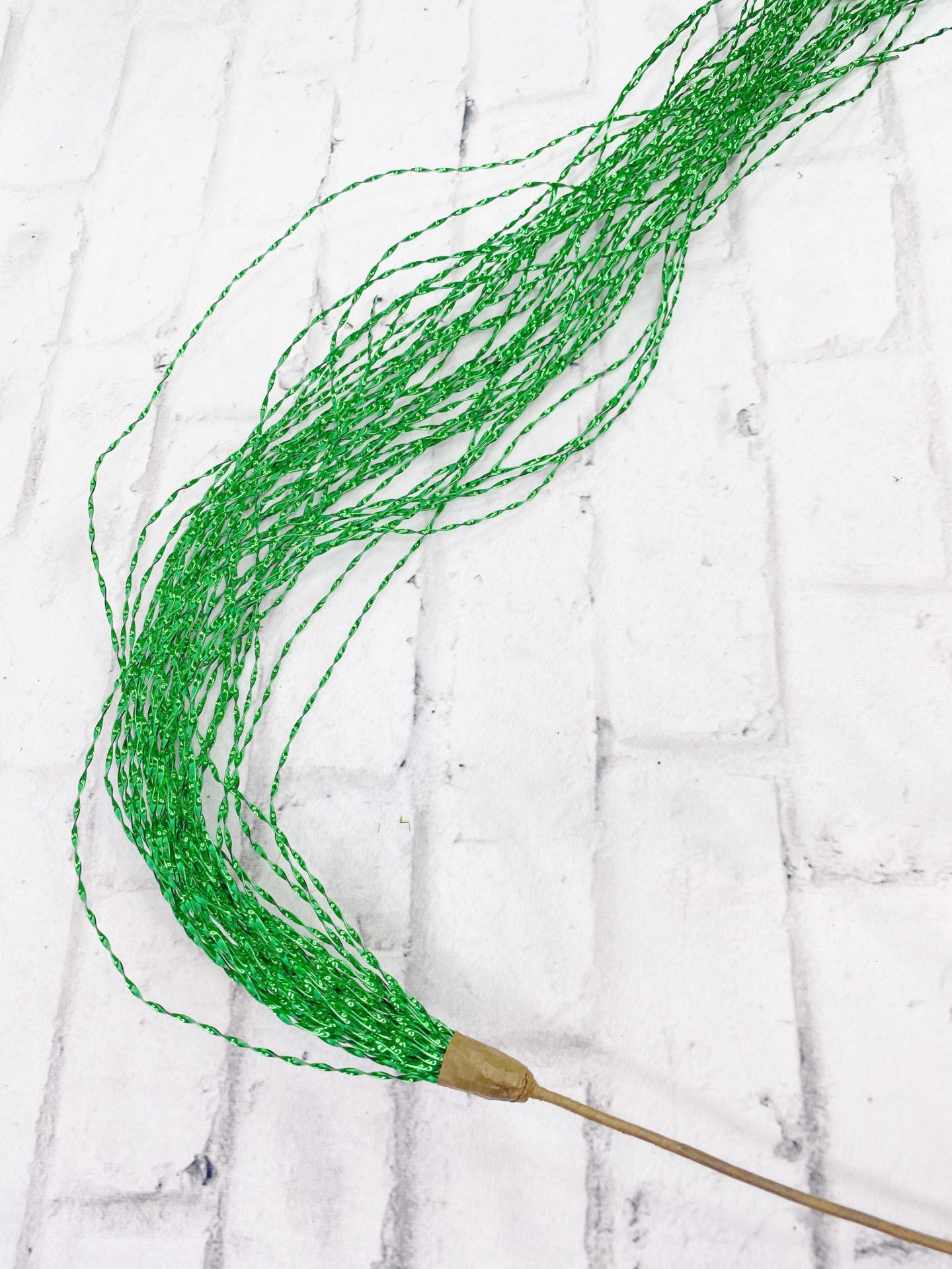 Green Metallic stripe Hanging - Kelea's Florals