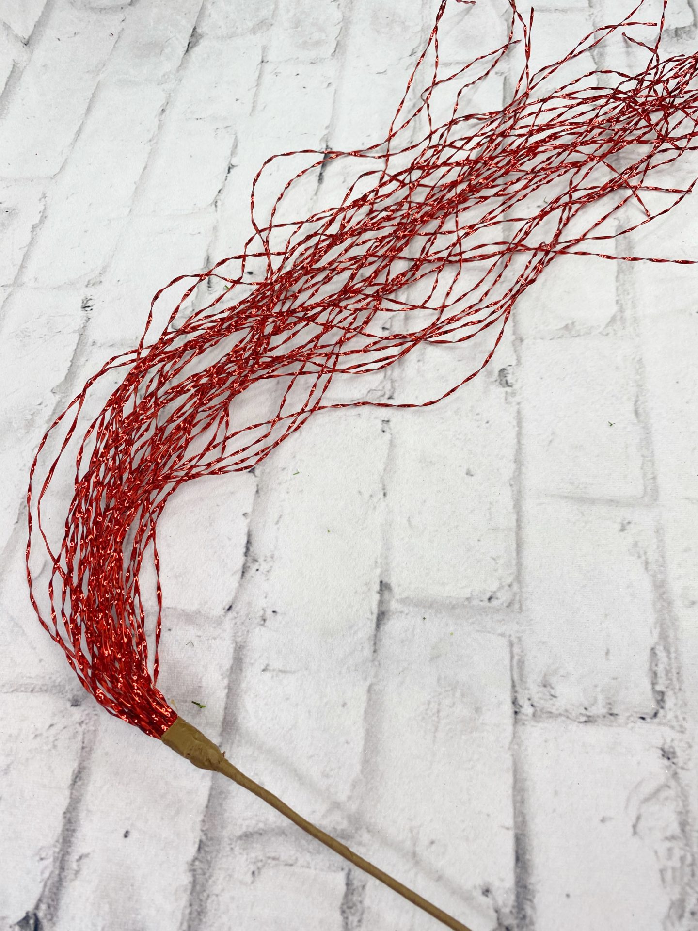 Red Metallic stripe Hanging - Kelea's Florals