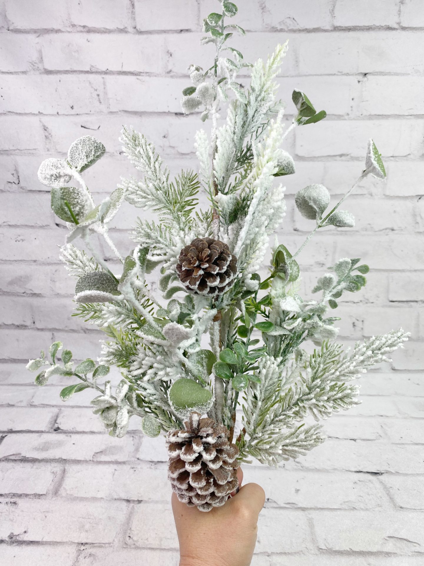 Snow Pine with Pine Cone Stem - Kelea's Florals
