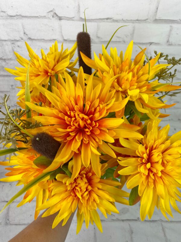 Gold Chrysanthemum Bush - Kelea's Florals