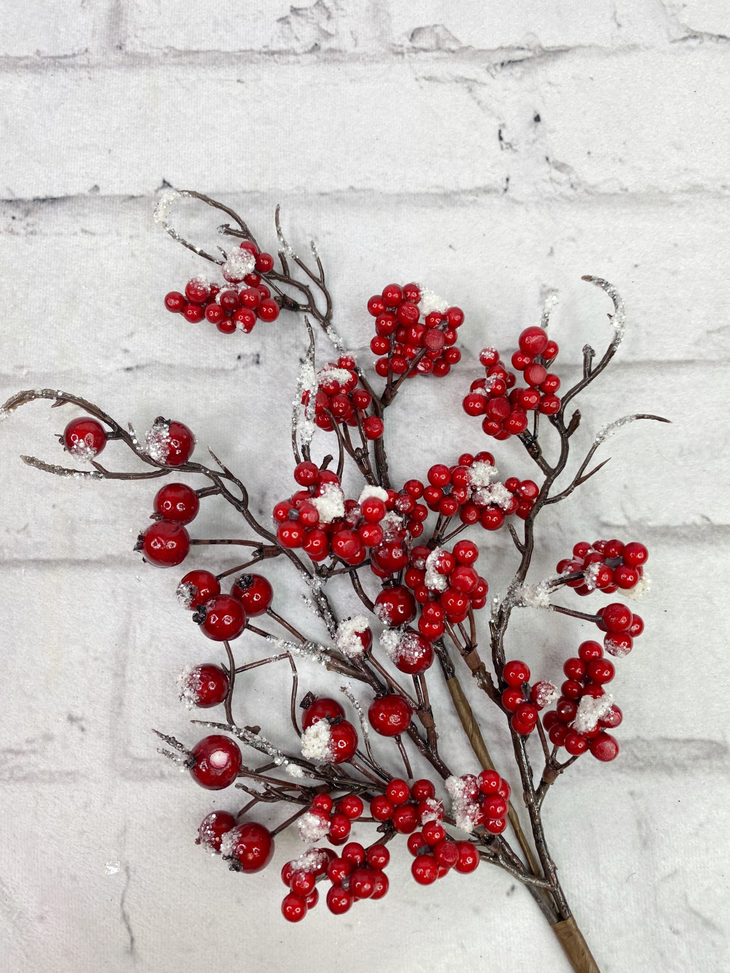 Snow Berry twig Pick - Kelea's Florals