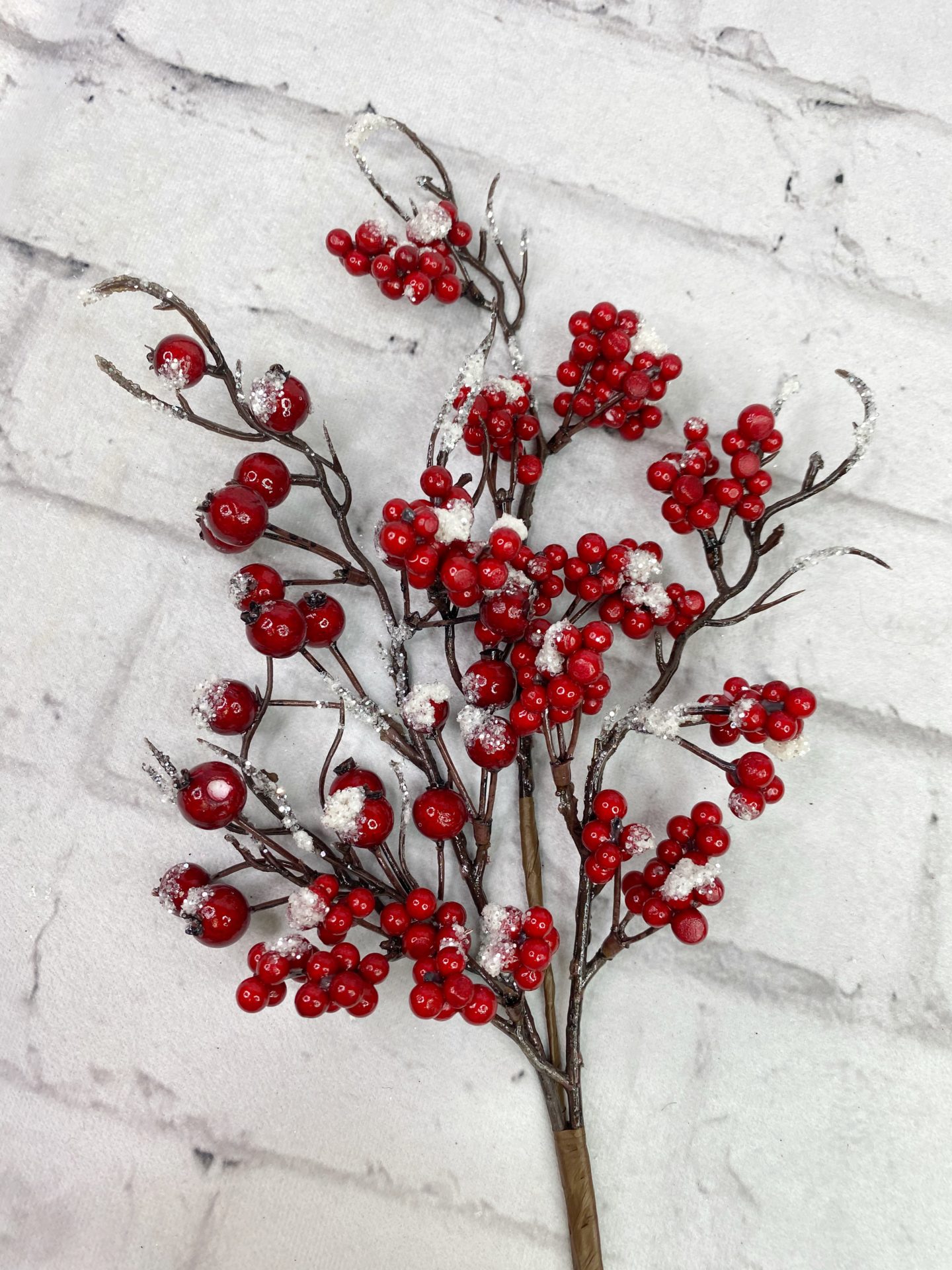 Snow Berry twig Pick - Kelea's Florals