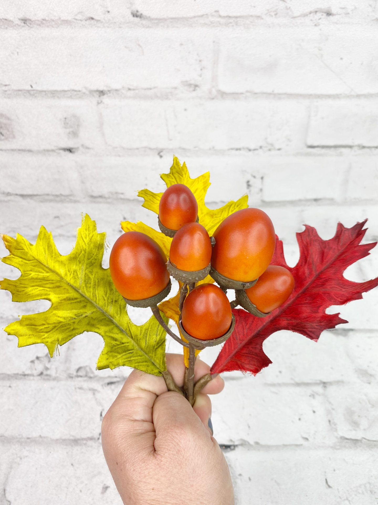 Oak Leaf and Acorn Pick - Kelea's Florals