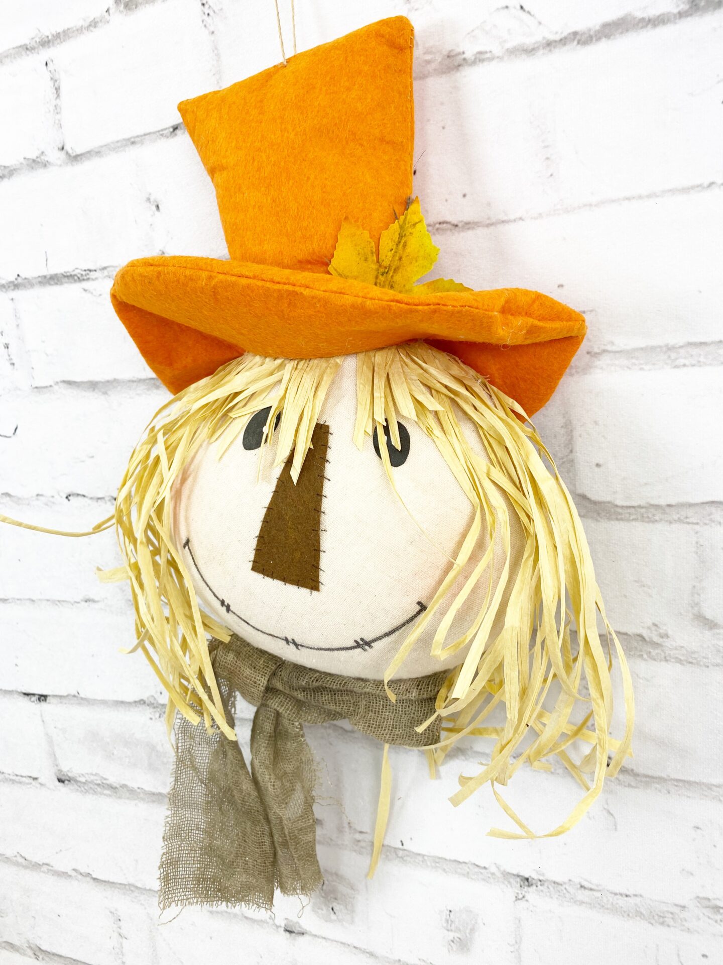 Orange Scarecrow Head - Kelea's Florals