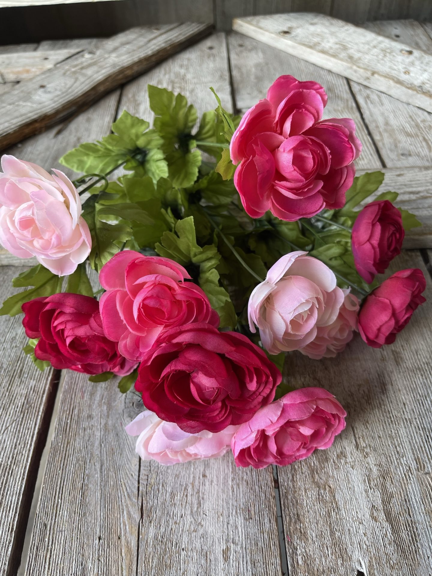 Bright Pink Ranunculus Bush - Kelea's Florals
