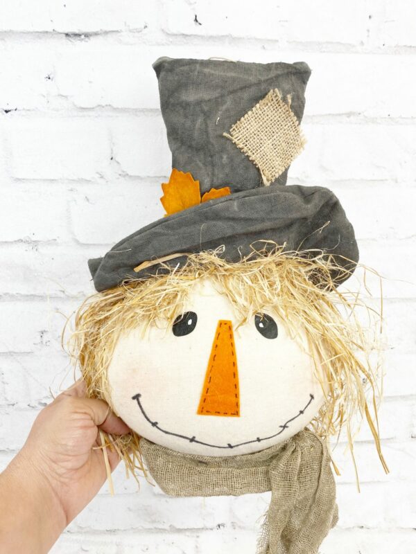 Black Hat Scarecrow Head - Kelea's Florals