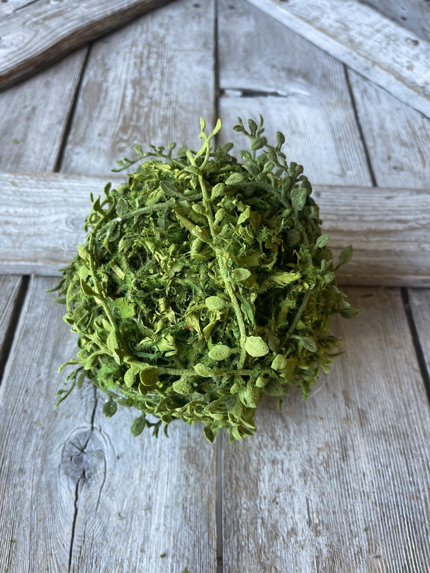 Large Moss and Greenery Ball - Kelea's Florals