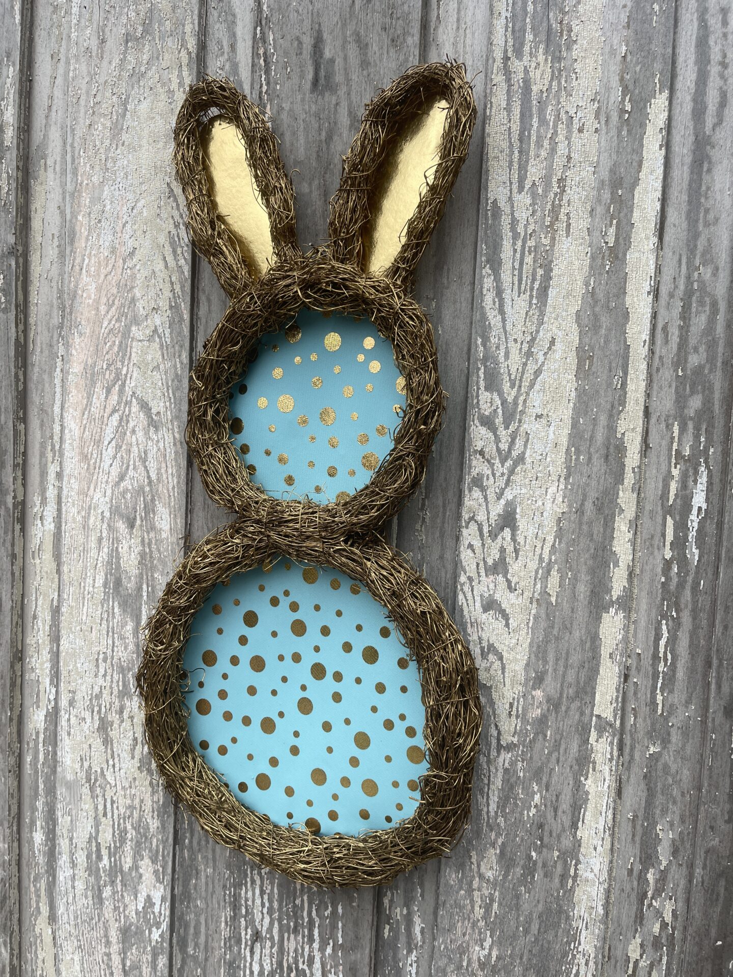 Blue and Gold Bunny Form - Kelea's Florals